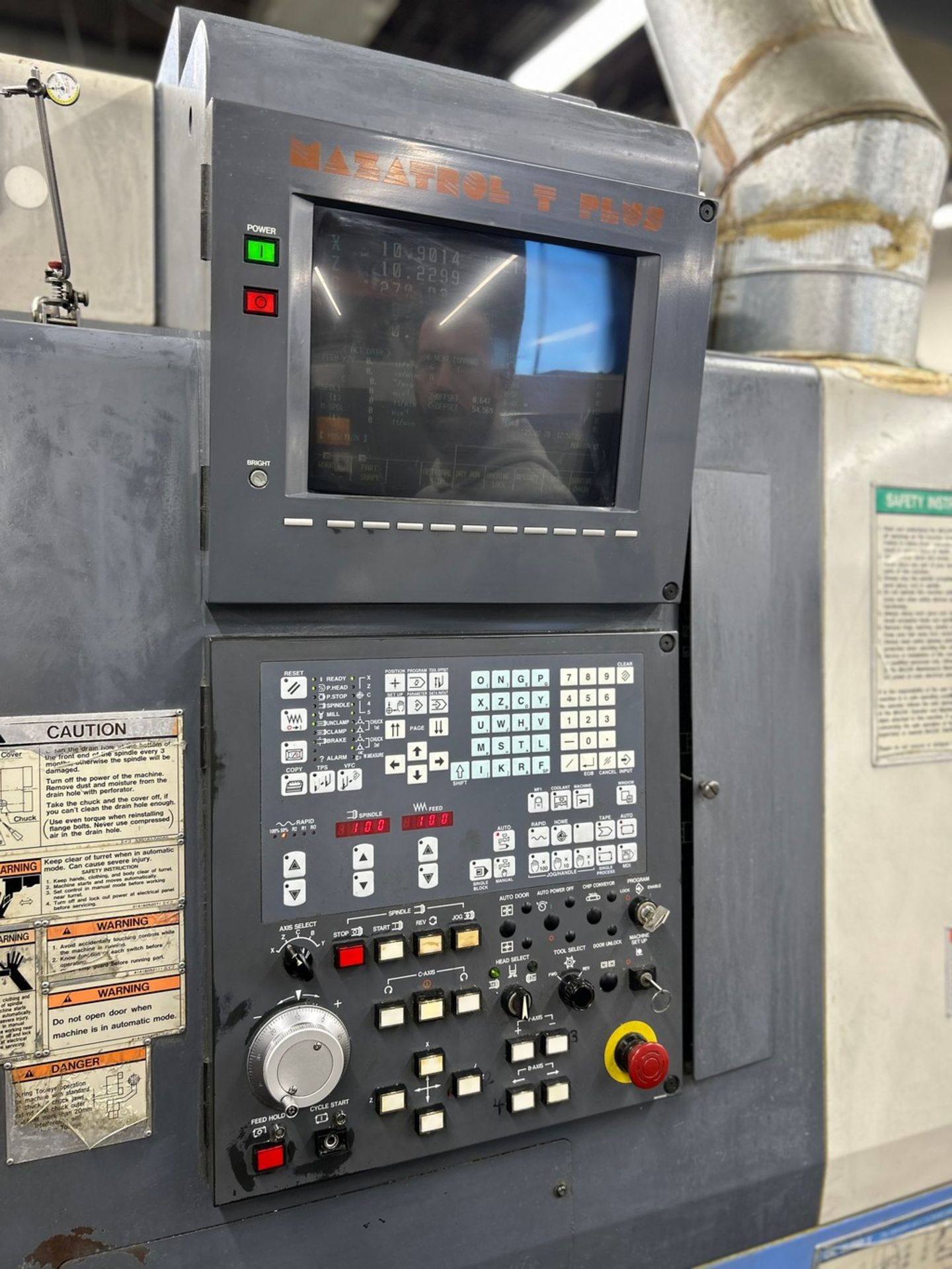 Mazak Super Quick Turn 15MS-Y Mark II CNC Turning Center, Mazatrol T ...