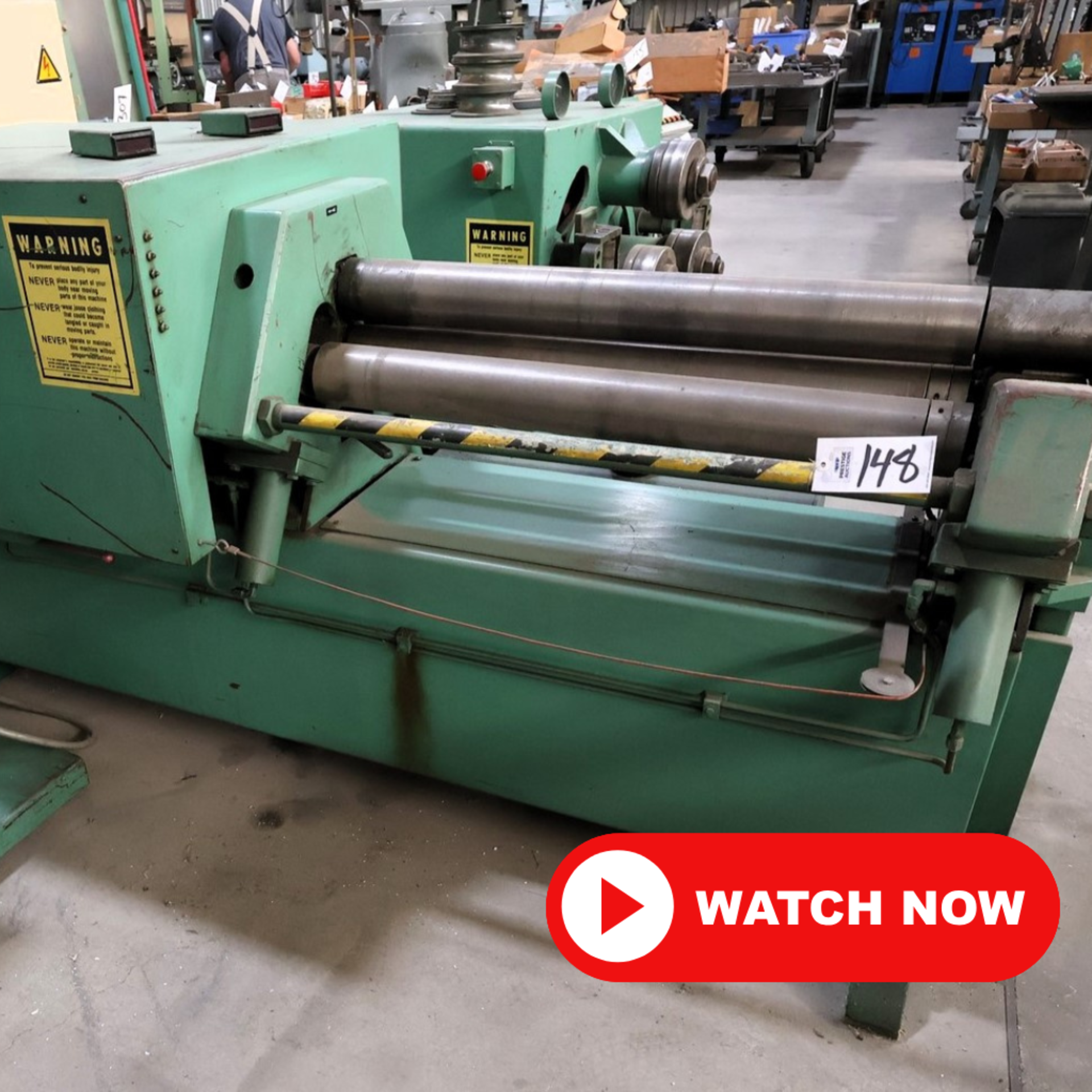 J.M. Montgomery 4R-3610 36" x 10ga. 4-Roll Plate Bending Roll, w ...