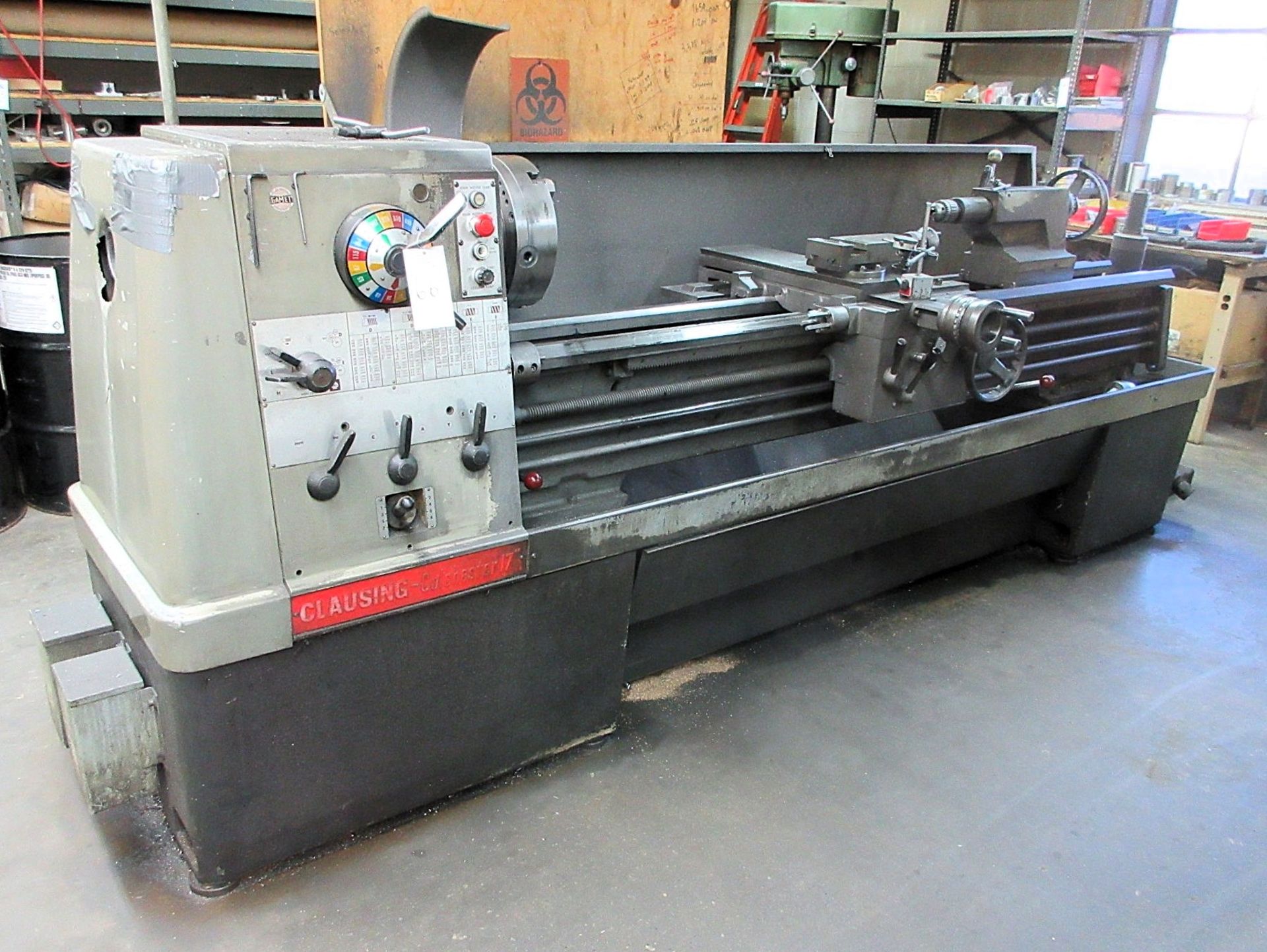Clausing Colchester Model 17" Gap Bed Engine Lathe,17" Swing, 10.5 ...