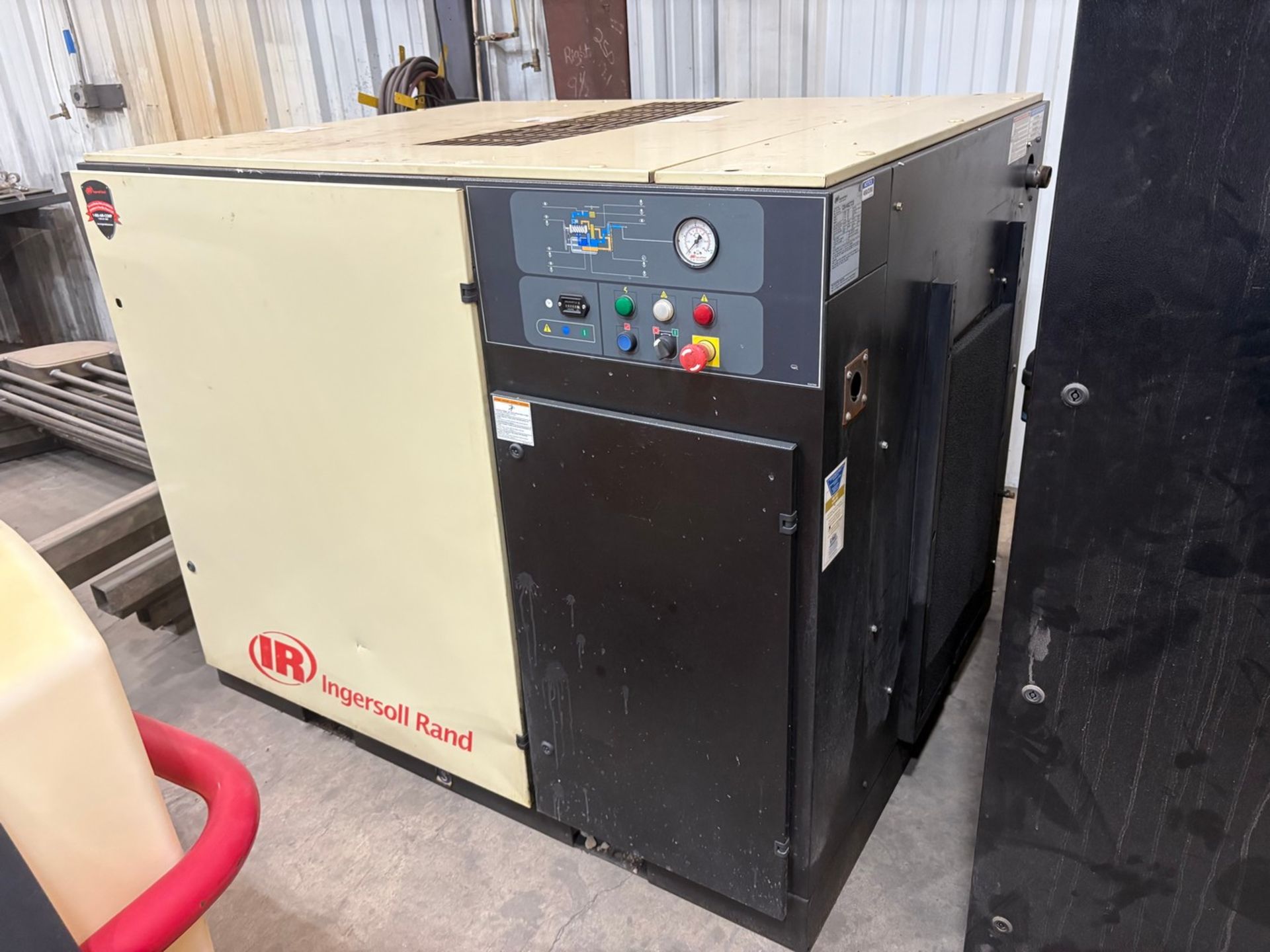2015 Ingersoll SSR UP6-40-125 Rotary Screw Air Compressor, 40 HP, 125 ...