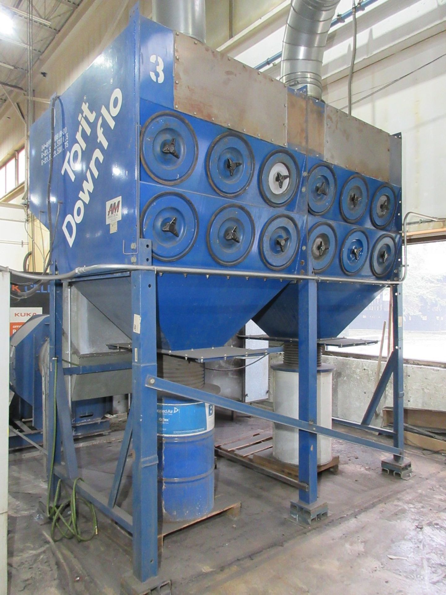 Donaldson Torit Downflo DF T2-24 Dust Collector, 12-Cartridge, Twin ...