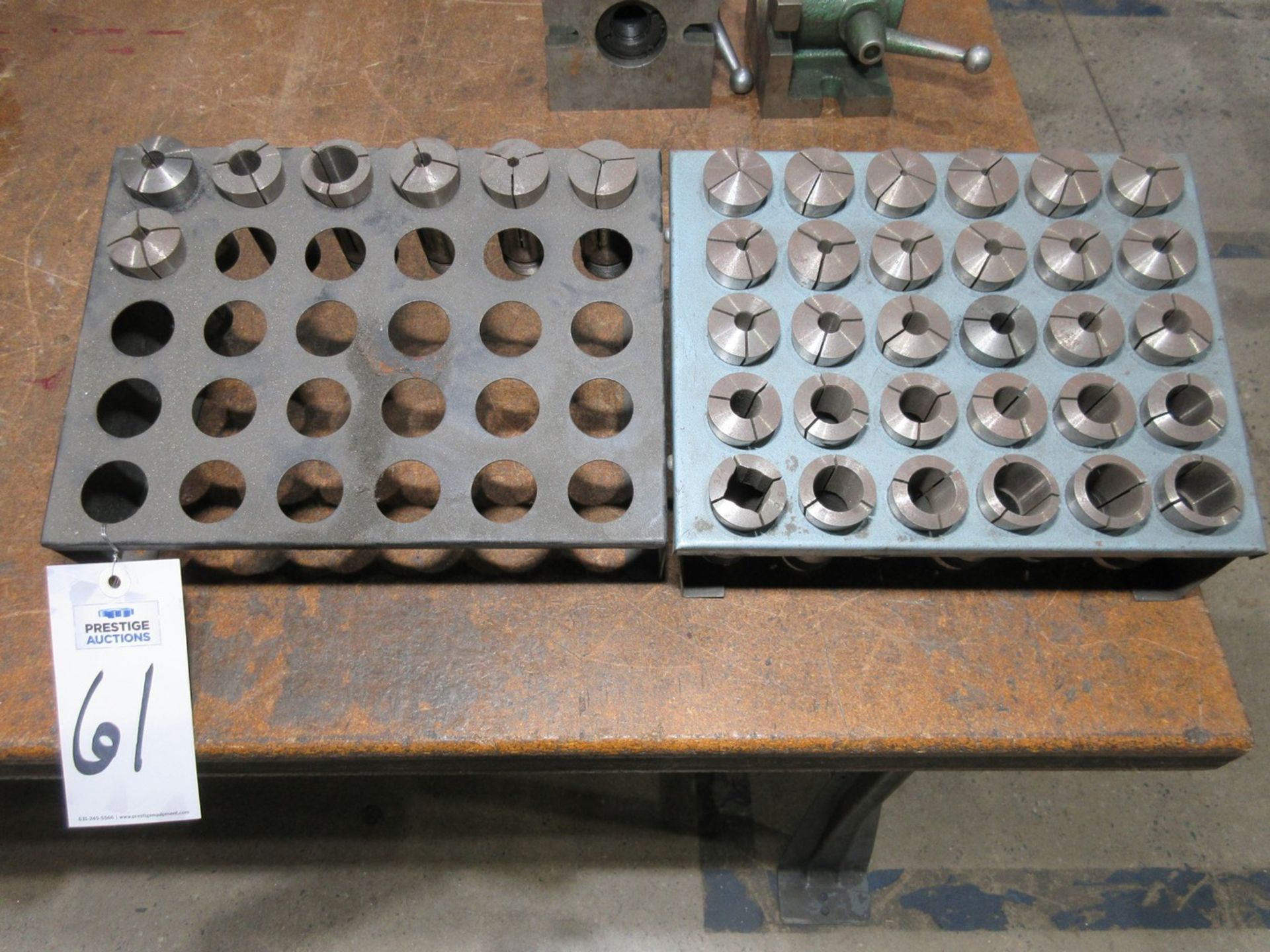 Misc. 5C Collets and (2) 5C Collet Racks
