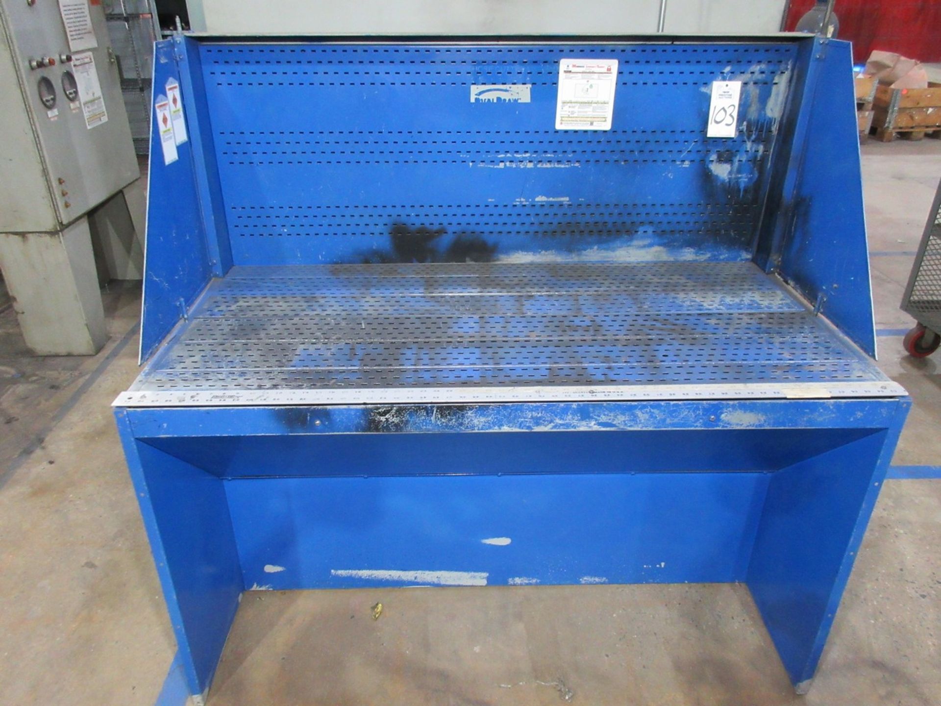 Dualdraw 60"x30" Downdraft Clean Air Station, S/N- 99227