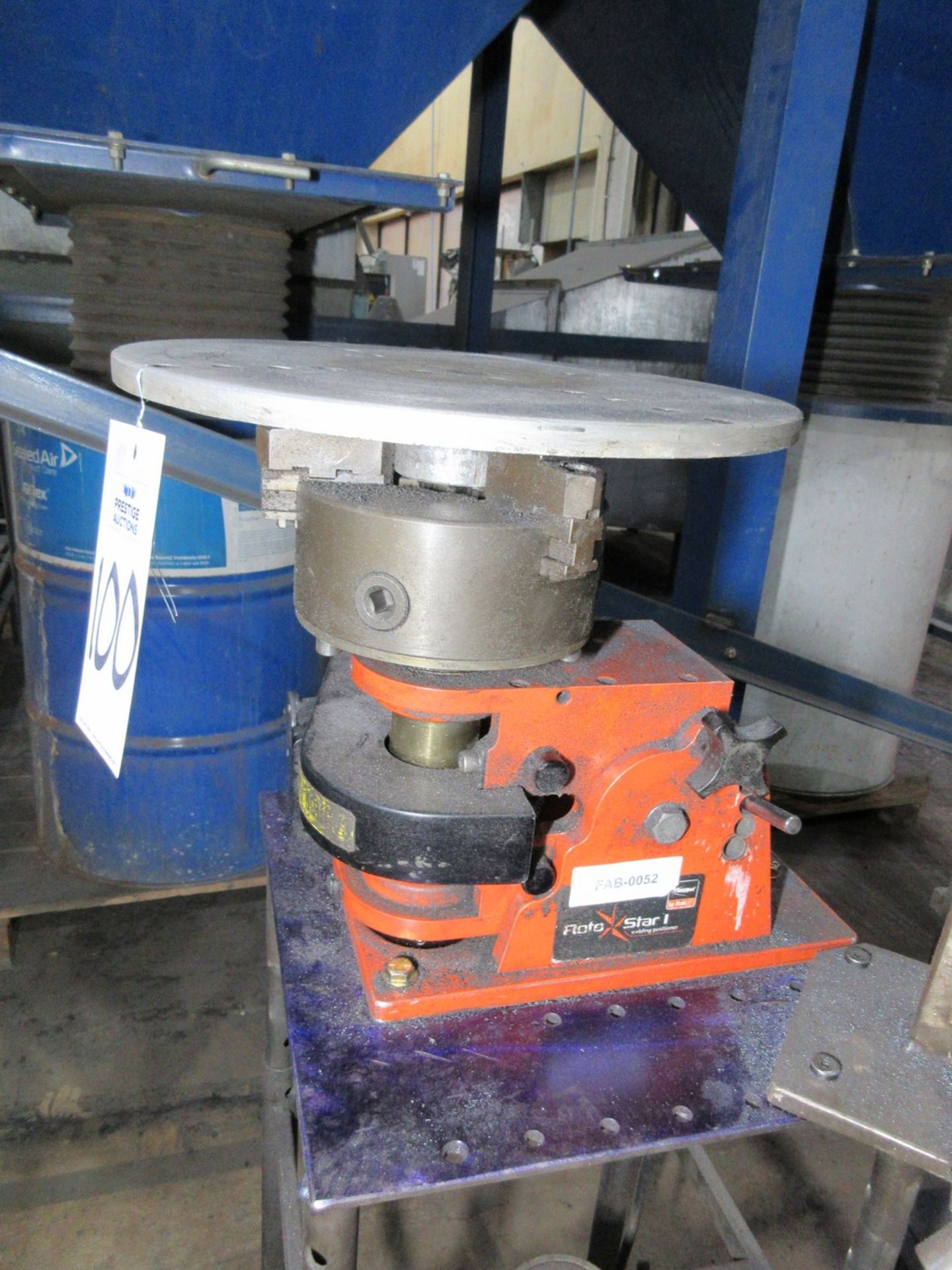 Slugger RotoStar 1 Welding Positioner, 6" 3-Jaw Chuck, 13" Faceplate ...