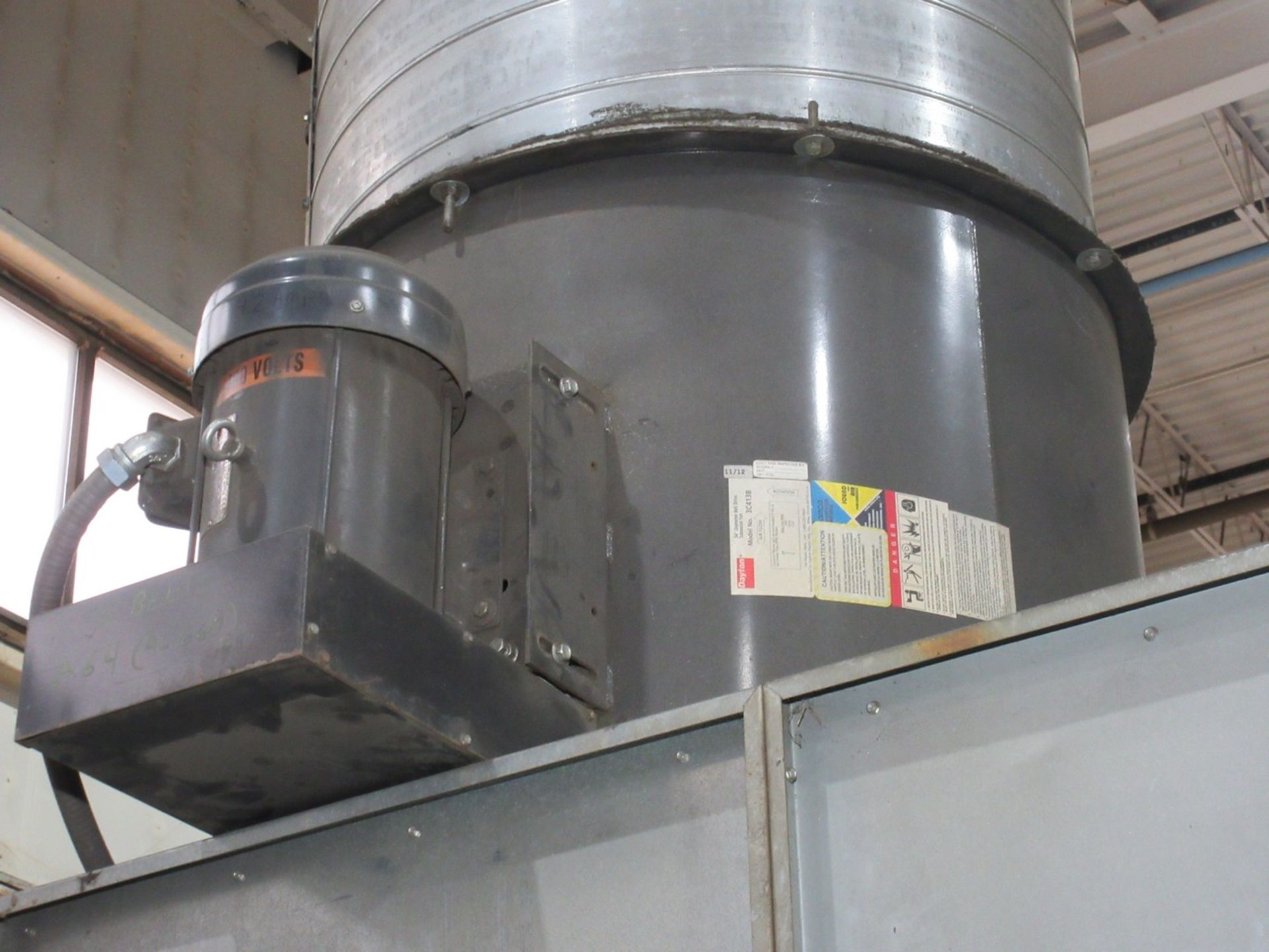Standard Tools and Equipment Co. 26'x14'x8'6" Paint Booth with Pyro ...