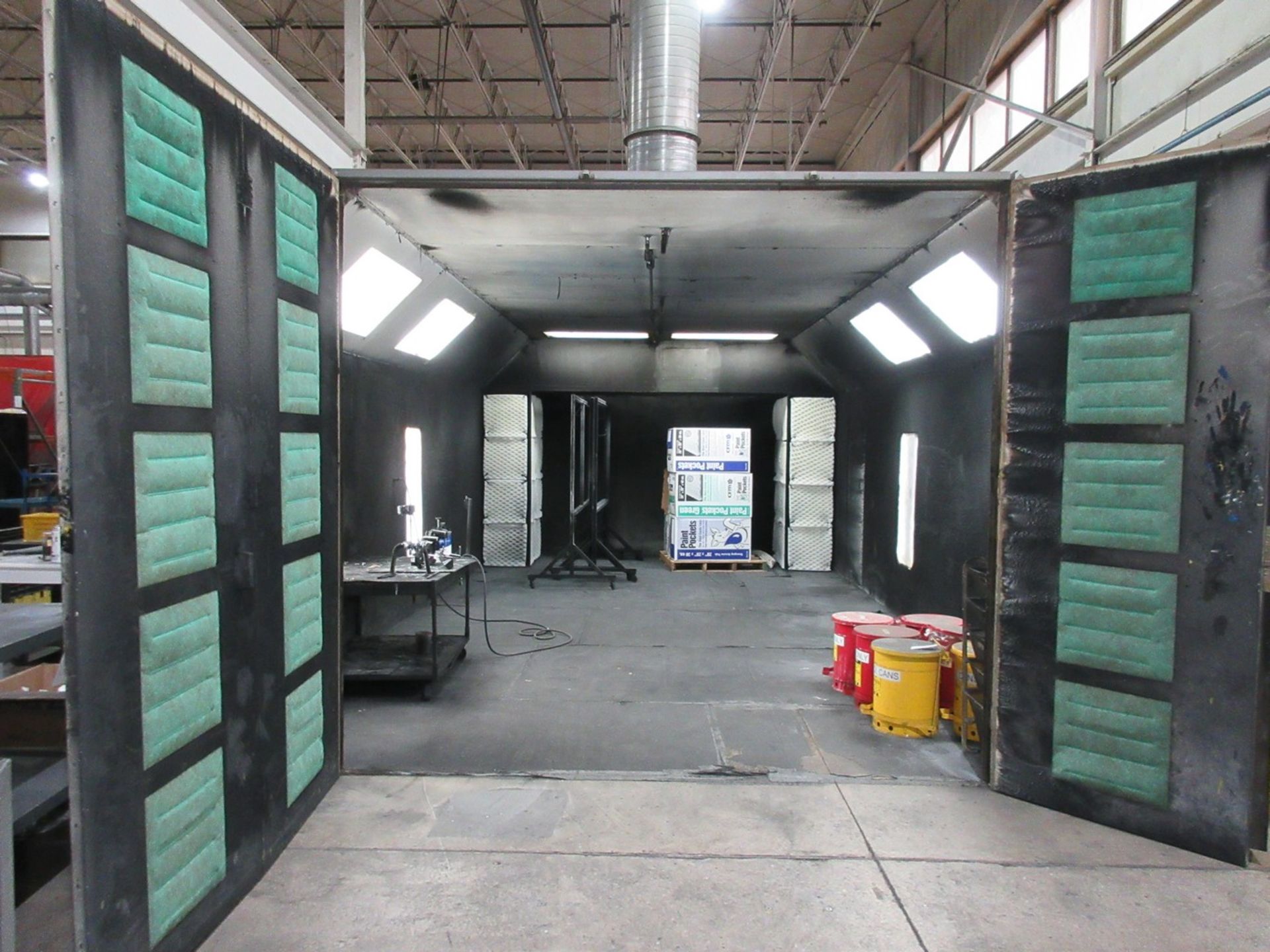 Standard Tools and Equipment Co. 26'x14'x8'6" Paint Booth with Pyro ...