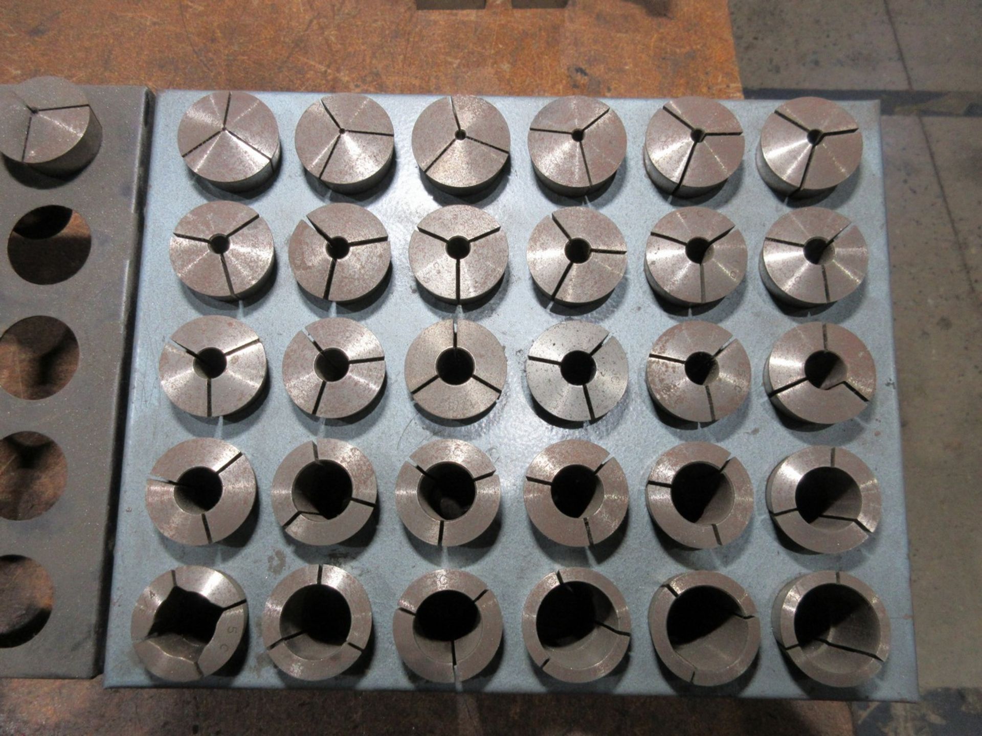 Misc. 5C Collets and (2) 5C Collet Racks