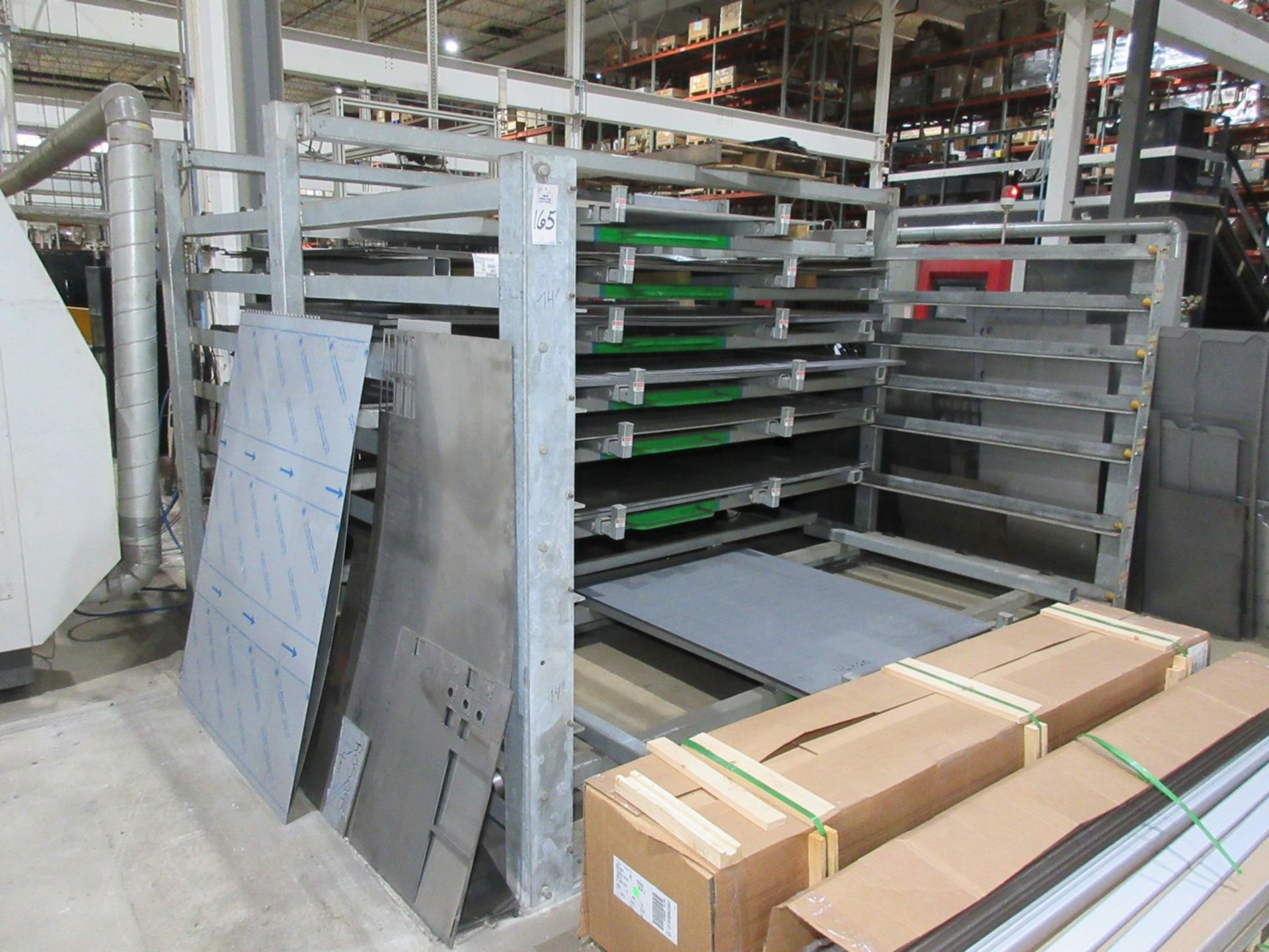 7-Drawer Plate/Sheet Stock Material Storage Rack, 10'x5' Drawers, 10 ...