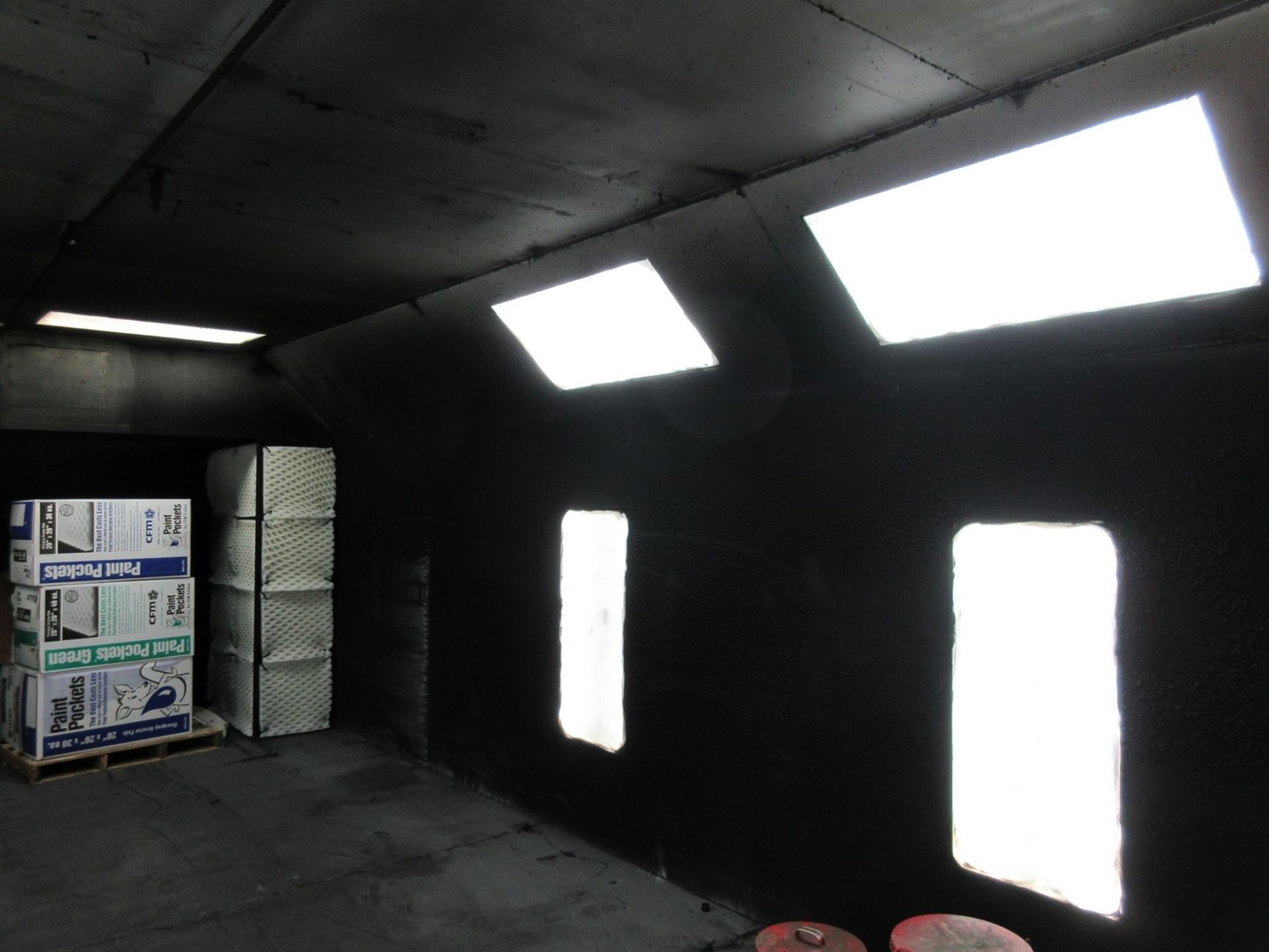 Standard Tools and Equipment Co. 26'x14'x8'6" Paint Booth with Pyro ...
