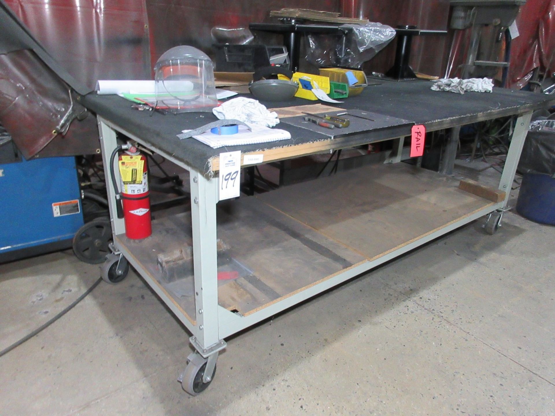 96"x48" Mobile Work Table
