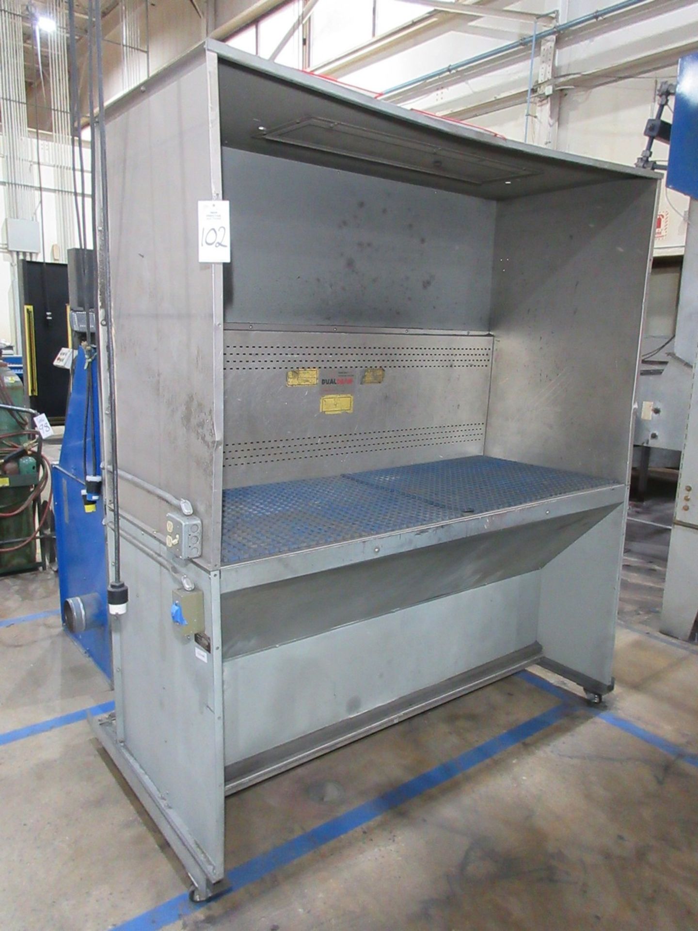 Dualdraw 72"x30" Downdraft Clean Air Station, S/N- 97189