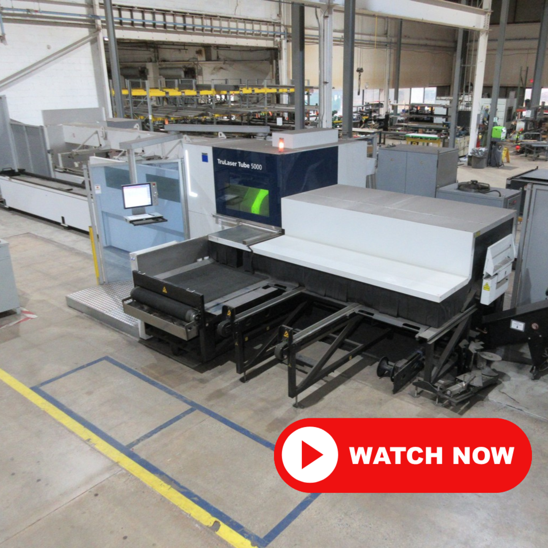 2018 Trumpf TruLaser Tube 5000 3000-W T06 Tube Laser Cutting System, S ...