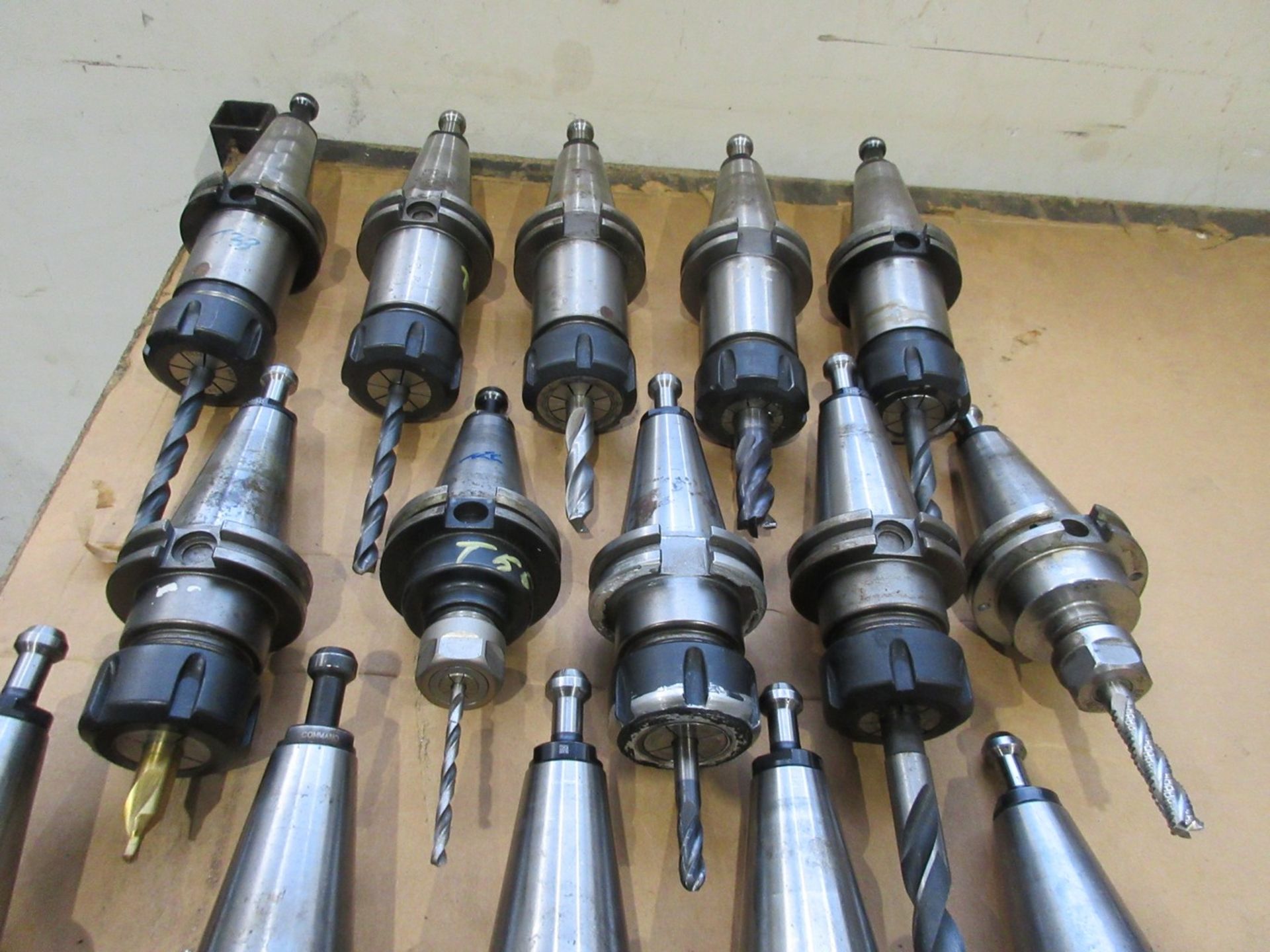 (20) Assorted CAT 40 Toolholders with Tooling