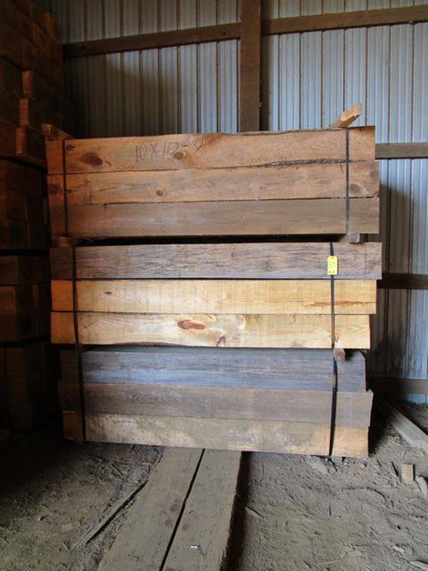 STACK (12) TIMBERS - 10" X 10" X 8' (sold 3x the money)
