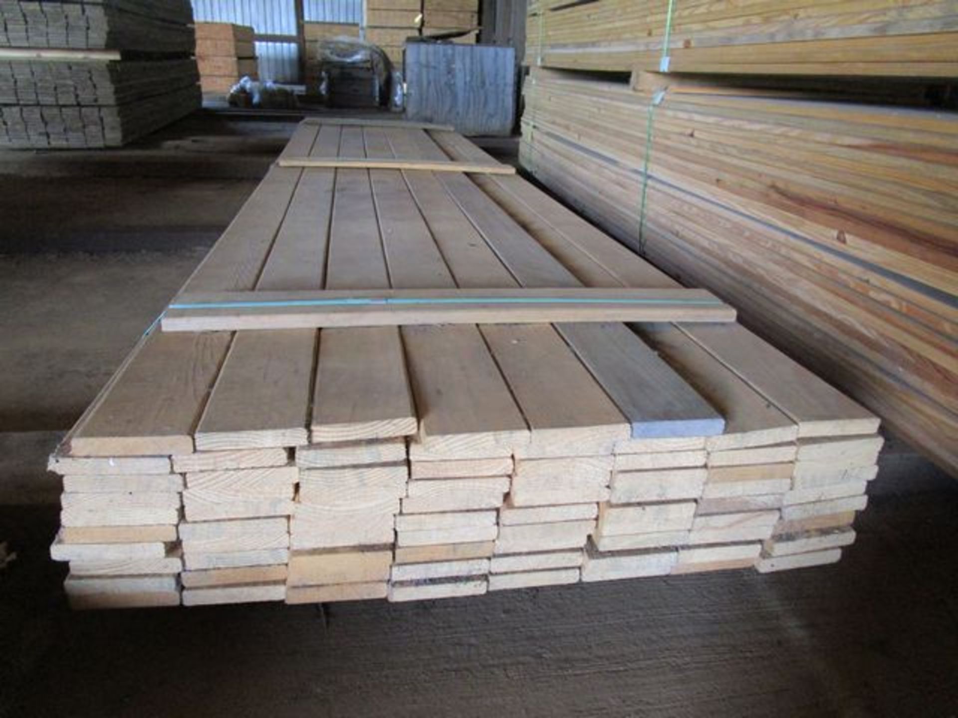 STACK APPROX. (200) BOARDS 1" X 5-1/2" X 16' LONG (sold 3x the money)
