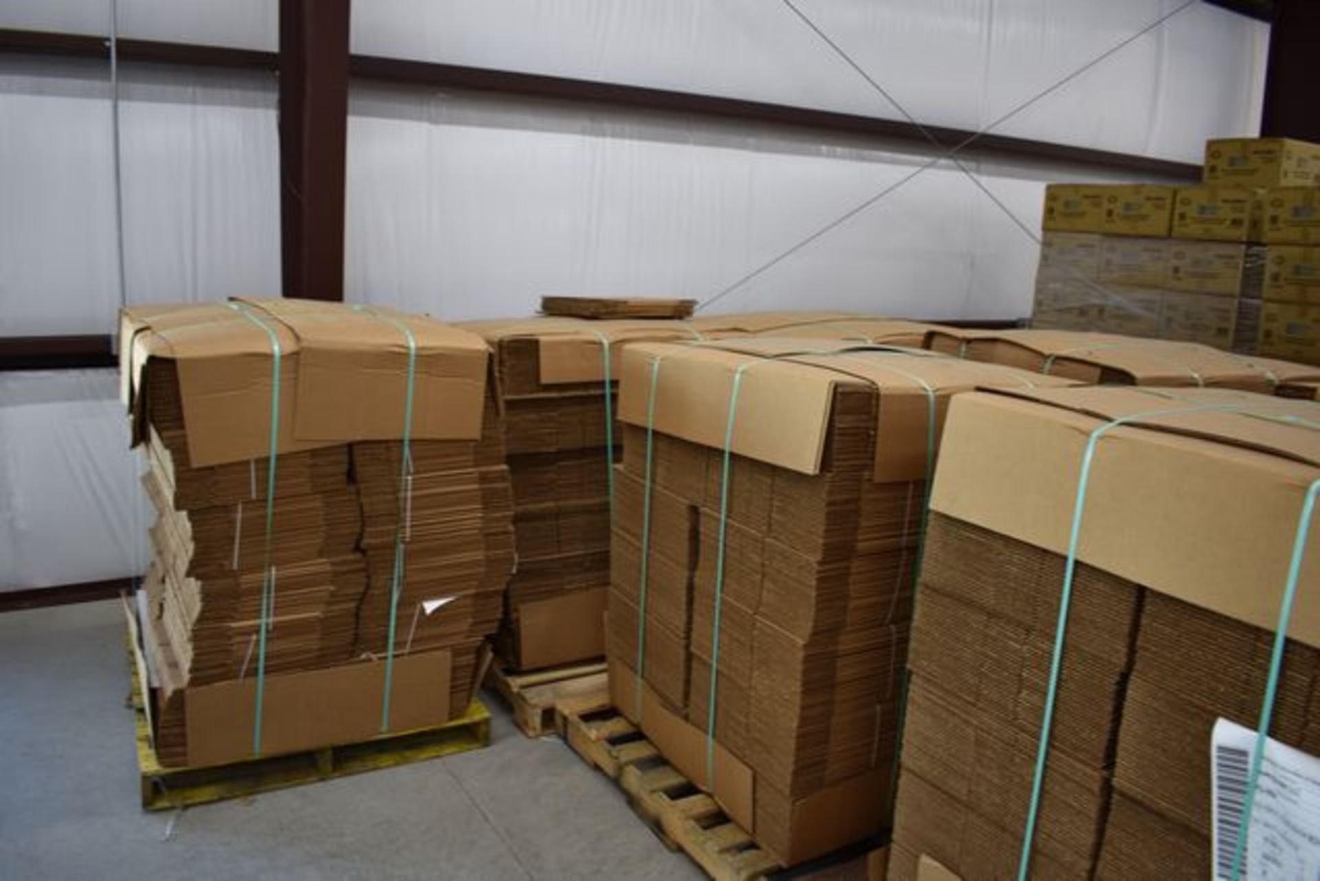 (7) PALLETS, BOXES - 11-1/4 X 7-11/16 X 9-1/4 600-PER PALLET, BRANDED ...