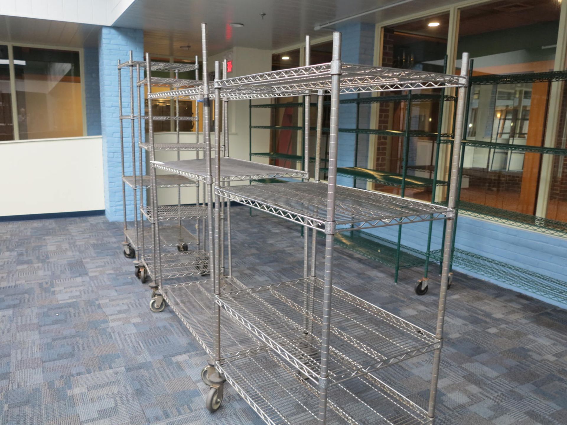 Lot (4) Metro Racks on Casters