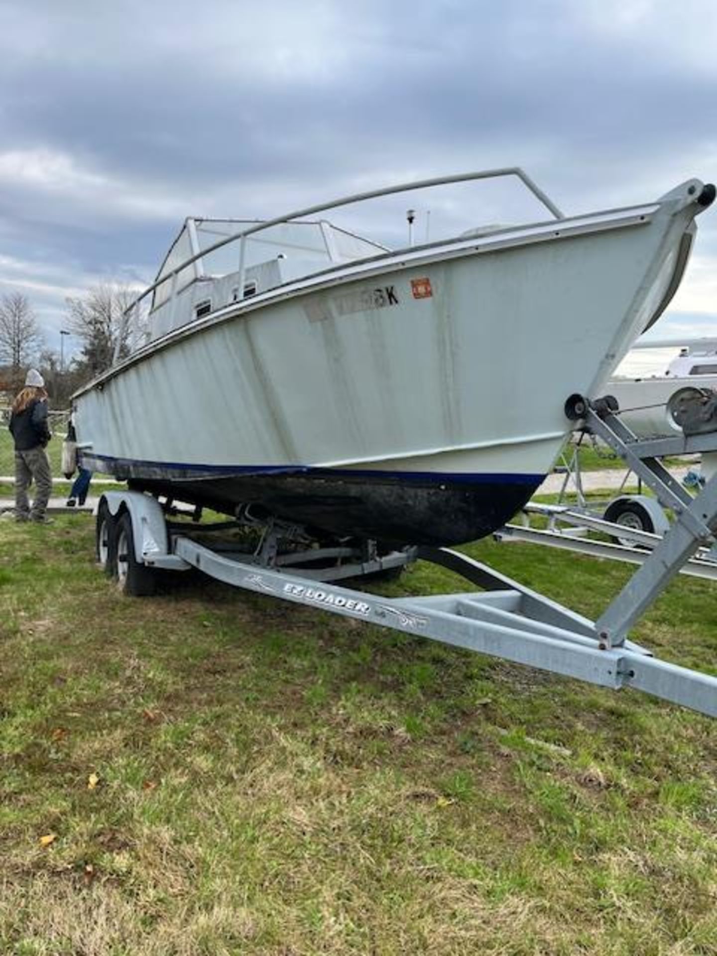 22' Winninghoff Aluminum Hull Jet Drive Boat w/EZ Loader Trailer; we ...