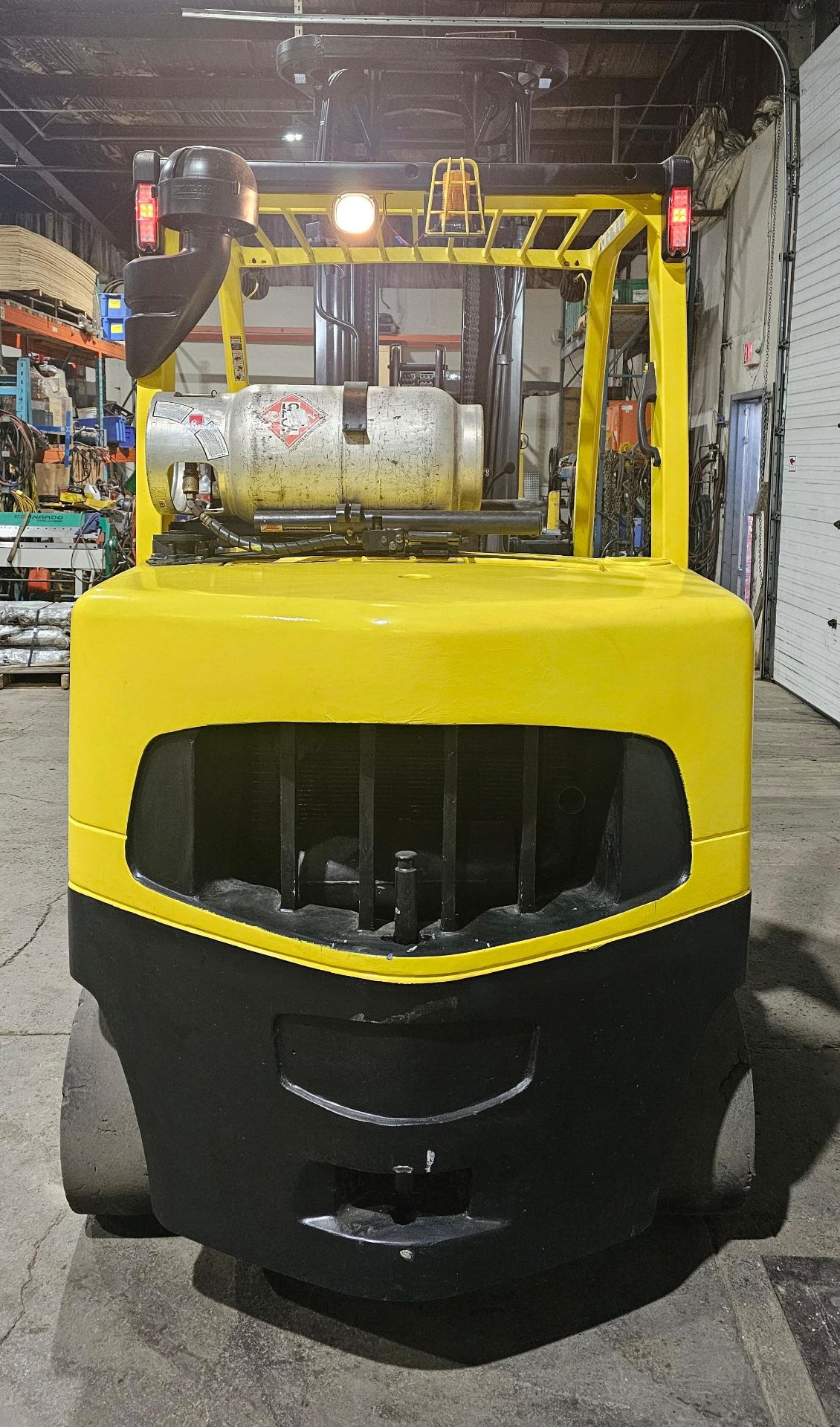 2008 Hyster 15,500lbs Capacity LPG (Propane) Forklift sideshift 3-STAGE ...