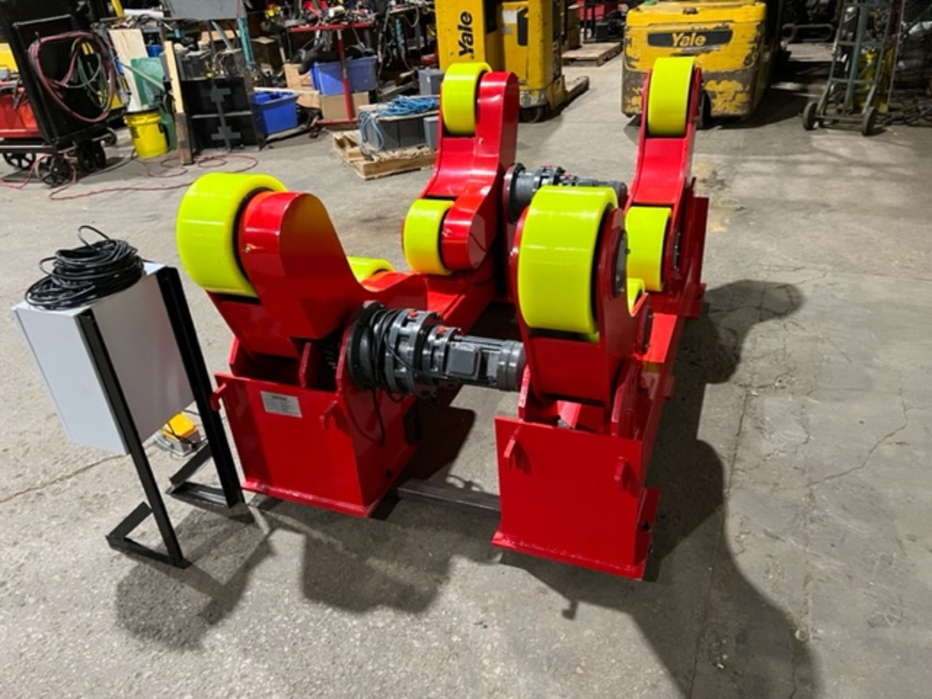 Verner model Power tank rolls - Powered turning roll and idler 40 ...