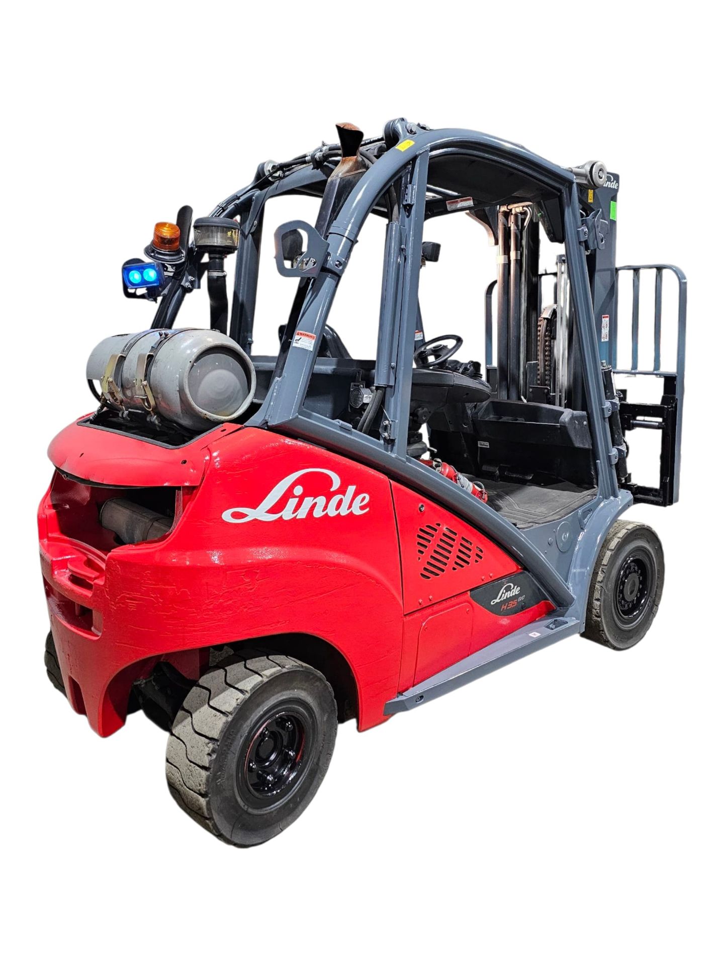 2019 Linde 8,000lbs Capacity LPG (Propane) OUTDOOR Forklift sideshift 3 ...