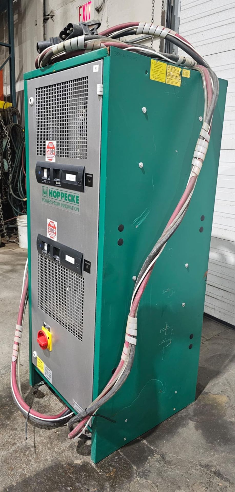 2018 Hoppecke Dual CHARGER Forklift Battery Charger 3 phase Output: 36V ...