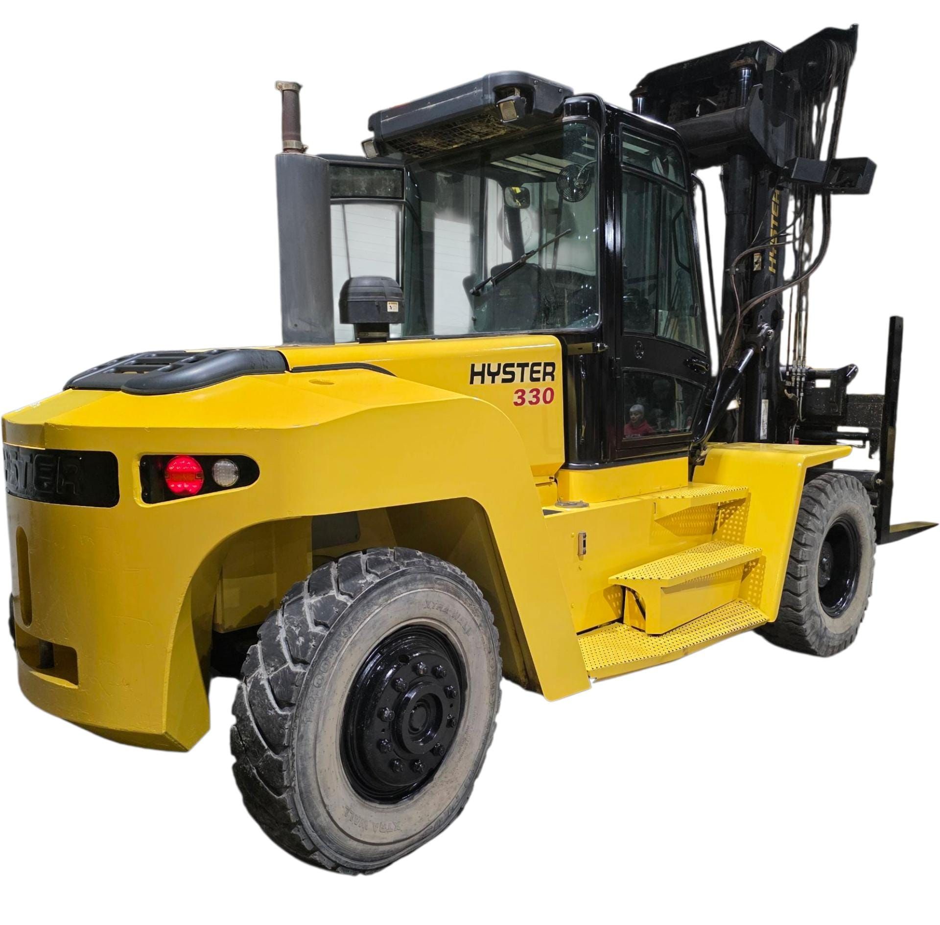 2012 Hyster 33,000lbs OUTDOOR Forklift Diesel sideshift positioner with ...