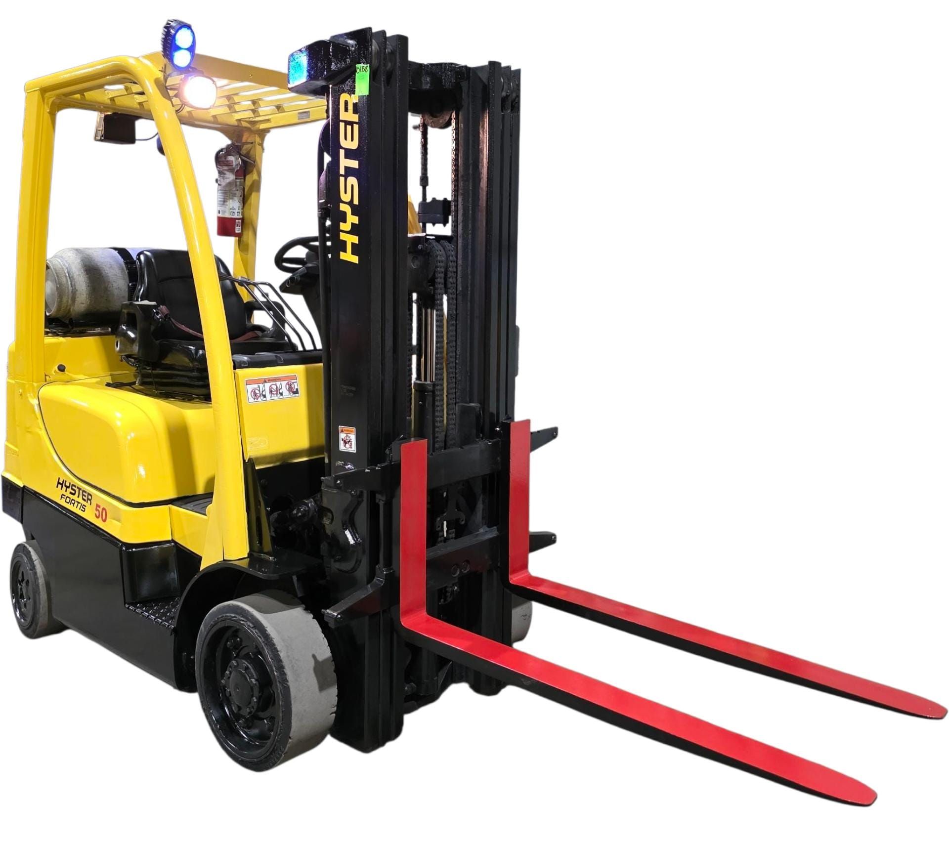 2020 Hyster 5,000lbs Capacity LPG (Propane) Forklift 3-STAGE MAST (no ...