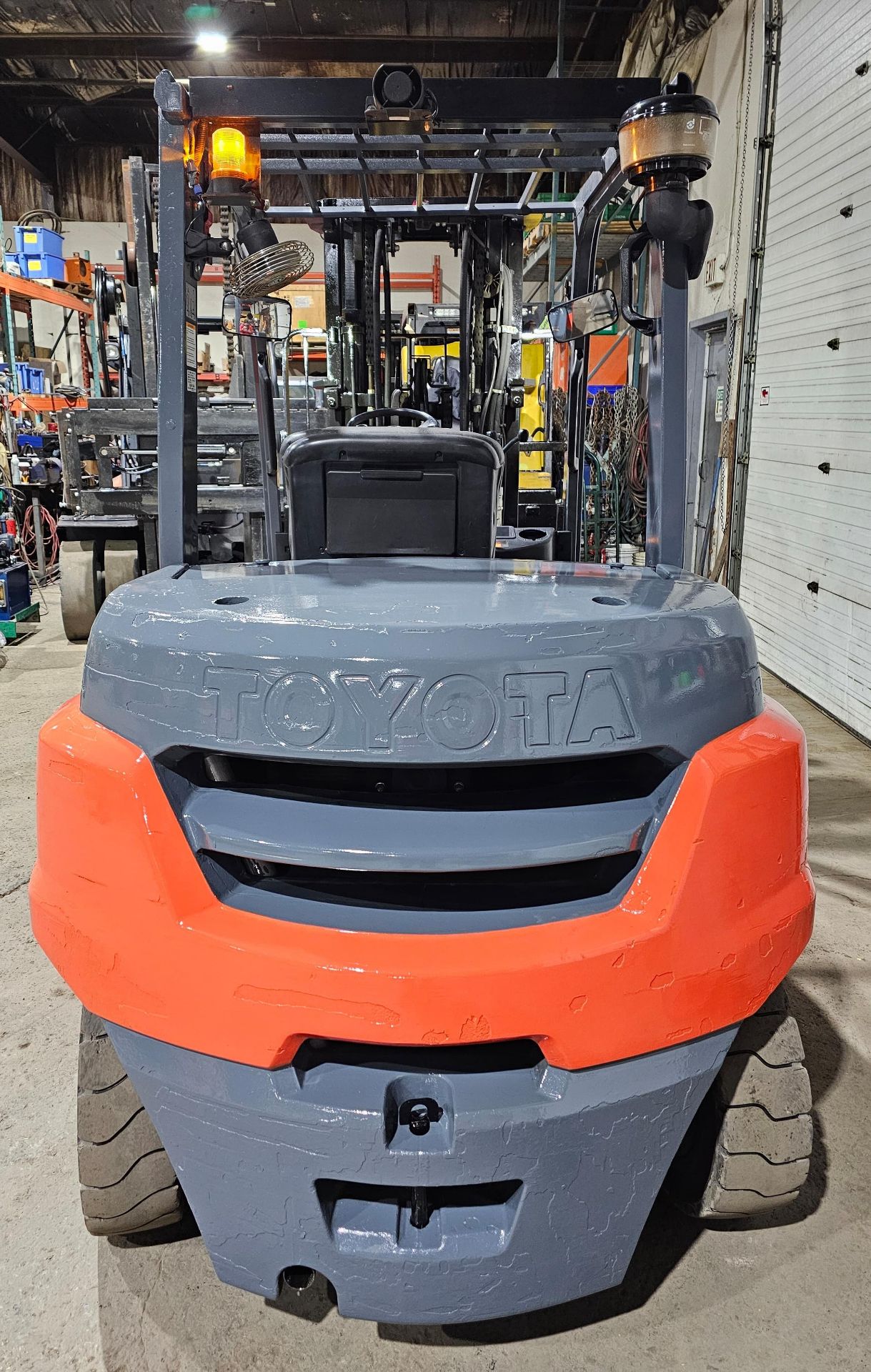 2019 Toyota 7,700lbs Capacity Outdoor Forklift Diesel sideshift 3-STAGE ...