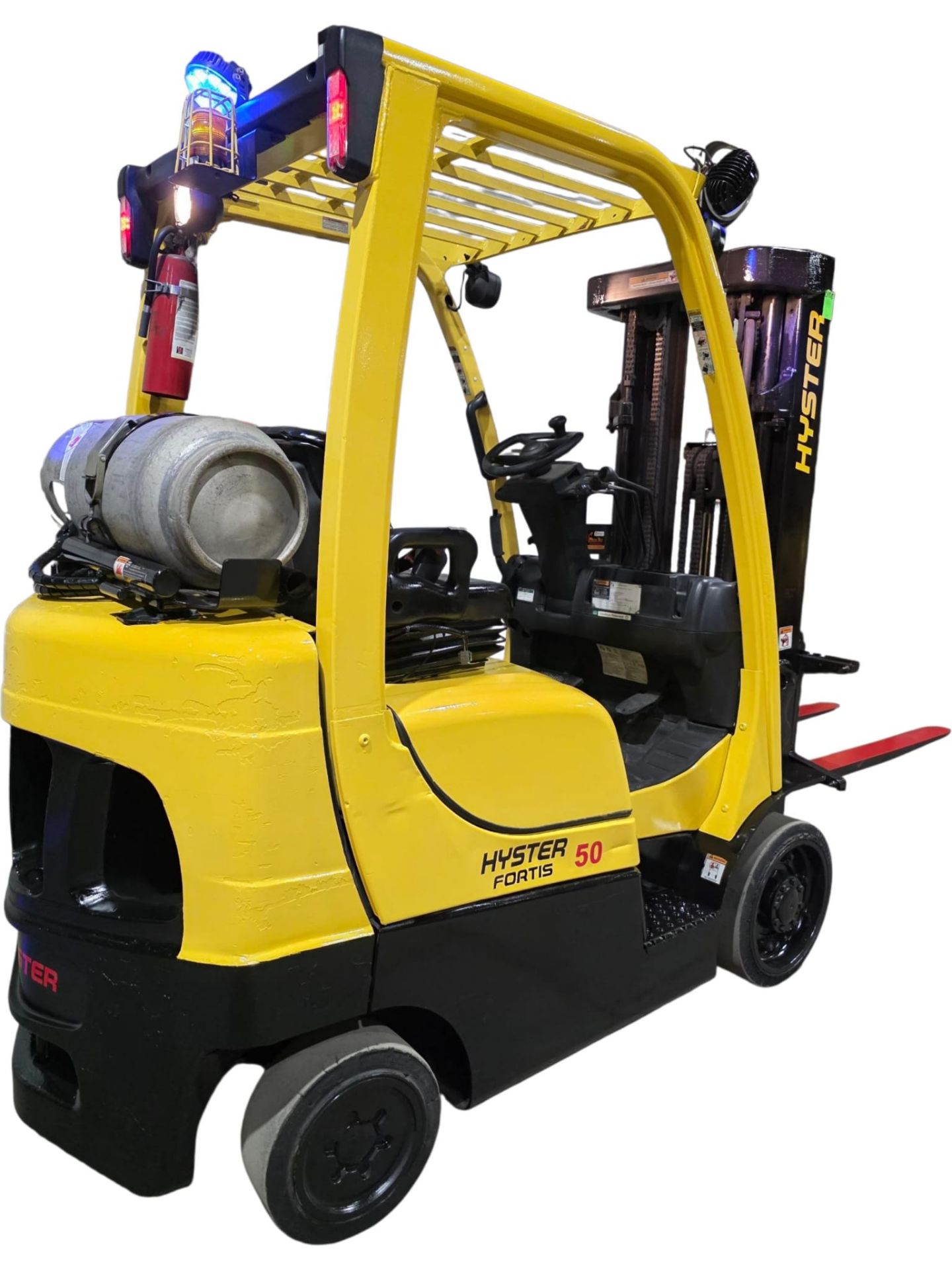 2020 Hyster 5,000lbs Capacity LPG (Propane) Forklift 3-STAGE MAST (no ...