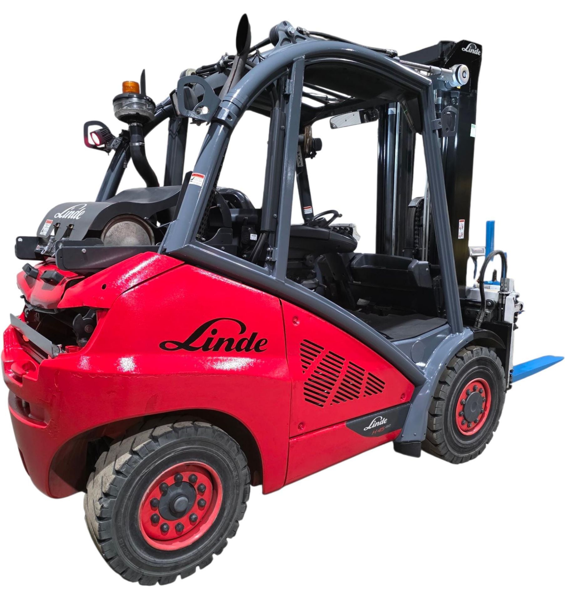 2019 Linde 9,000lbs Capacity LPG (Propane) OUTDOOR Forklift sideshift ...