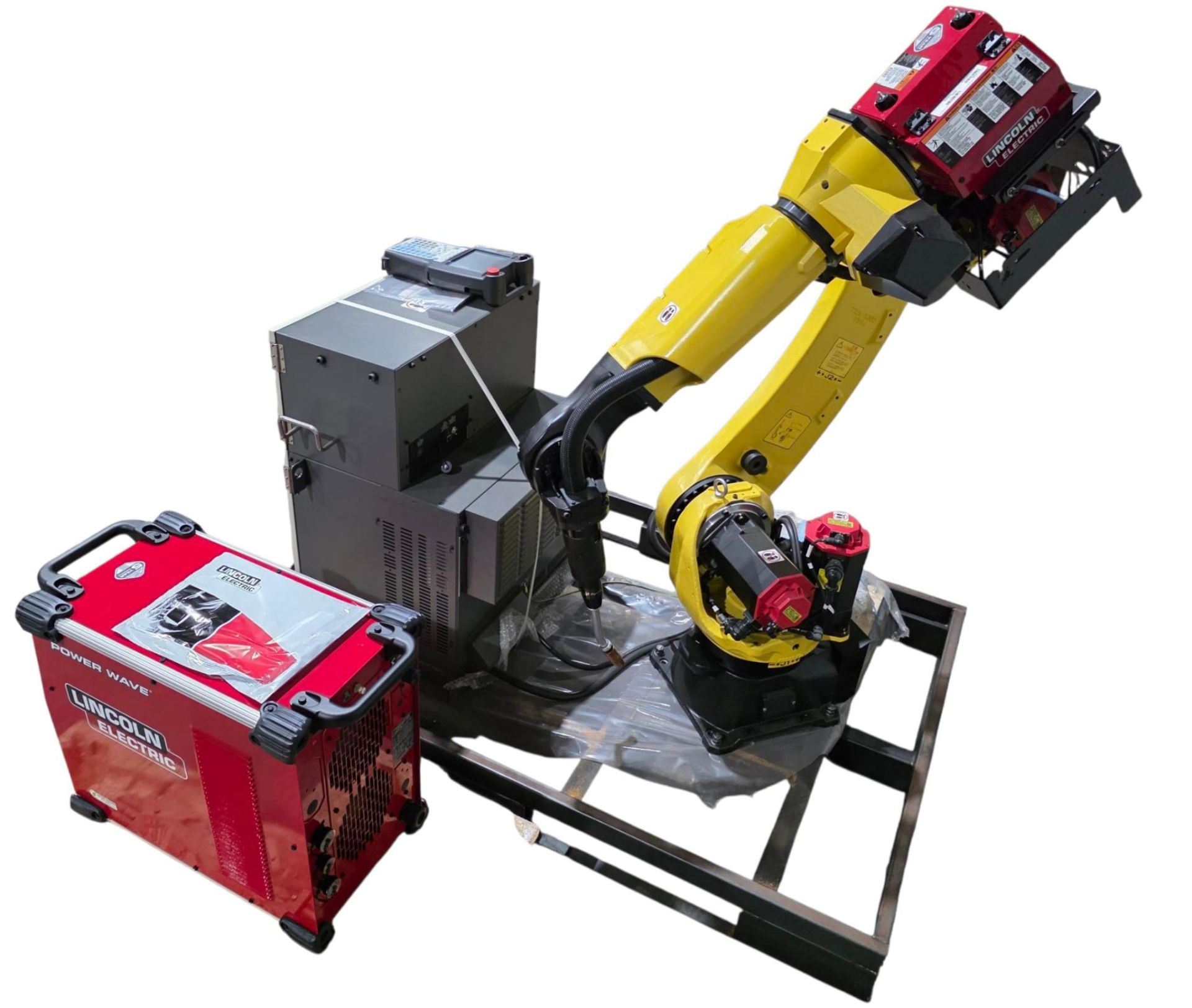 ALL BRAND NEW Fanuc Arcmate 120iD welding Robot w/ Lincoln electric ...