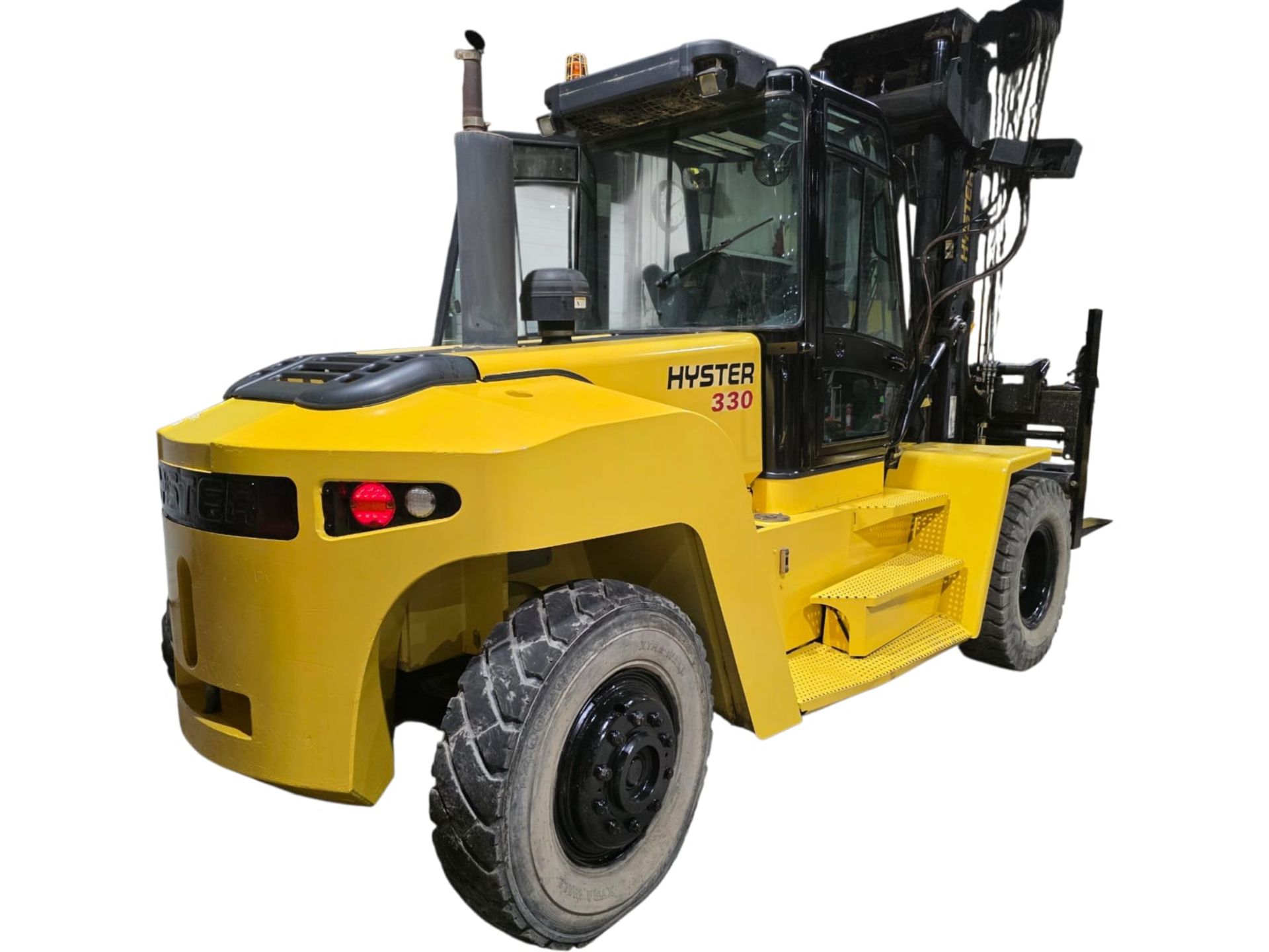 2012 Hyster 33,000lbs OUTDOOR Forklift Diesel sideshift positioner with ...