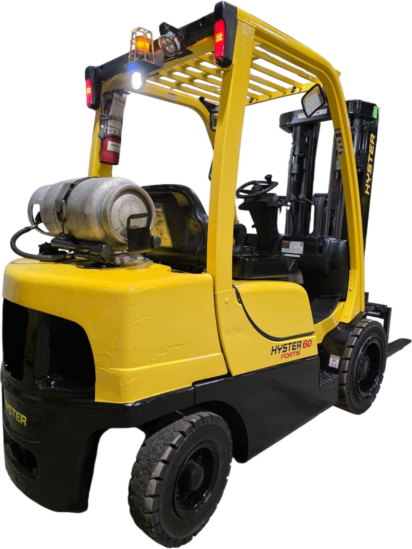 2020 Hyster 6,000lbs Capacity LPG (Propane) Forklift sideshift 3-STAGE ...