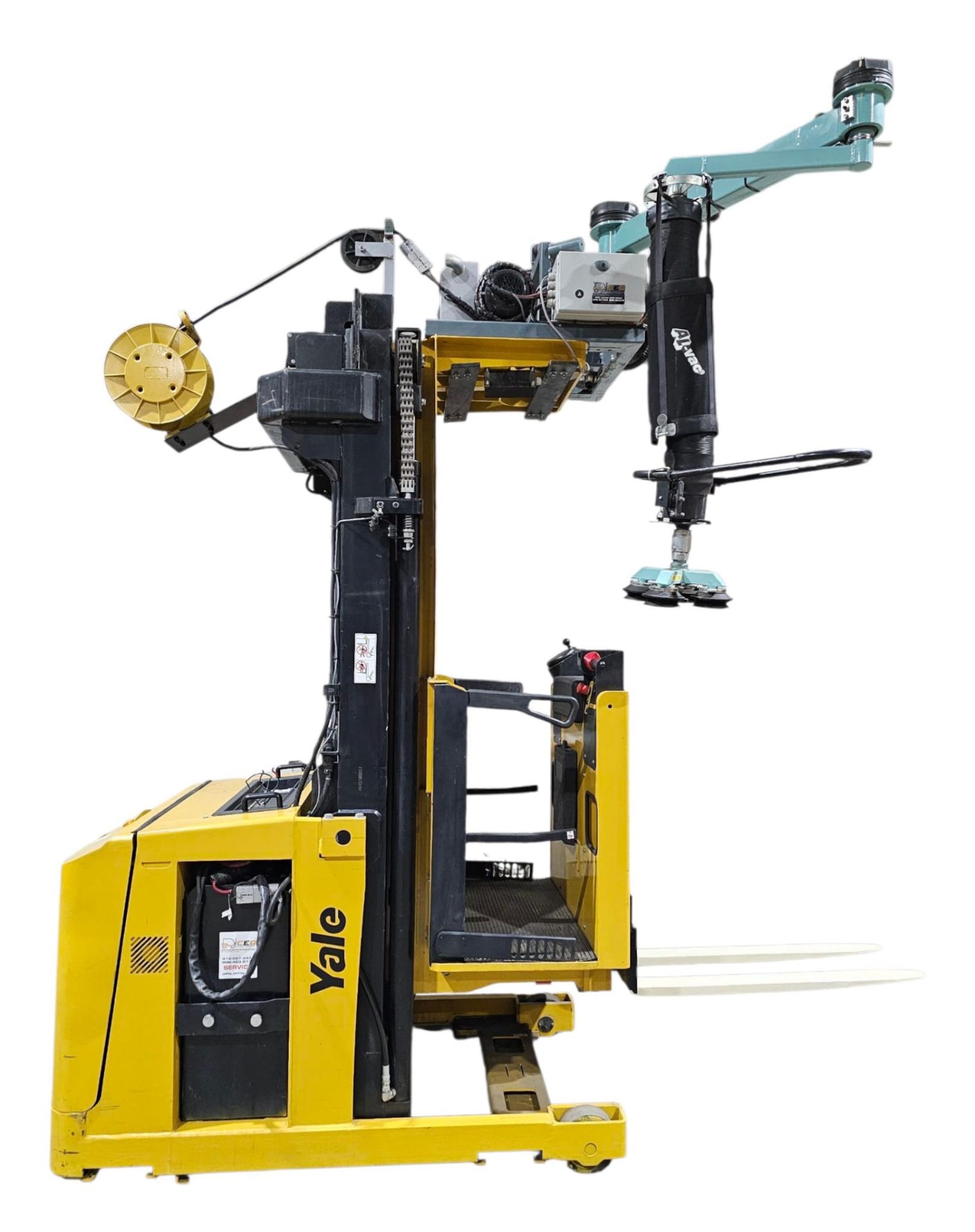 2008 Yale Order Picker 2200lbs Capacity with Extendable AL-Vac suction ...