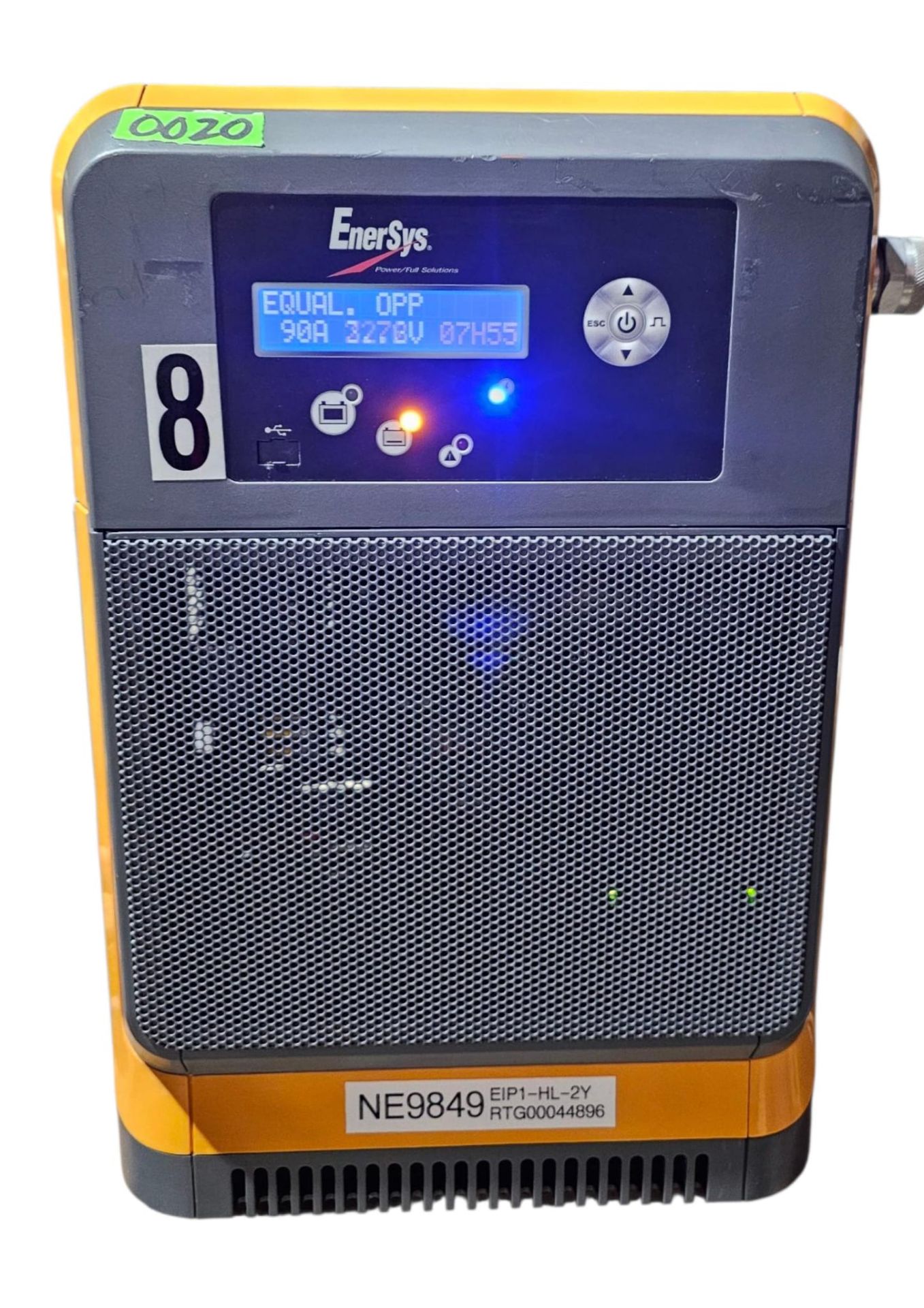 2018 Enersys Charger Input:480v 3ph 50/60hz Output: 24v 160a 1000 ah