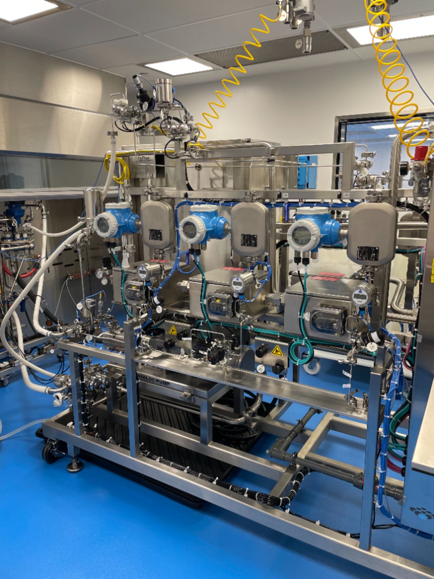 BioPharm Engineered System Custom T-Mix Skid, SN: 1140512201 ...