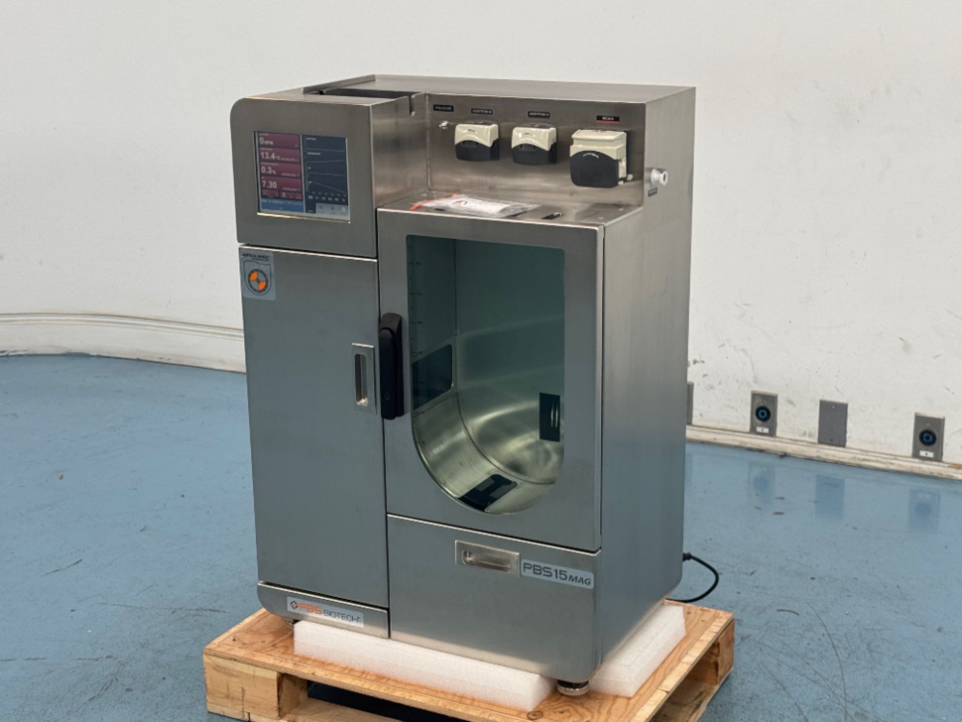 Unused PBS Biotech PBS15 Vertical Wheel Bioreactor, SN: 001523N2302 ...