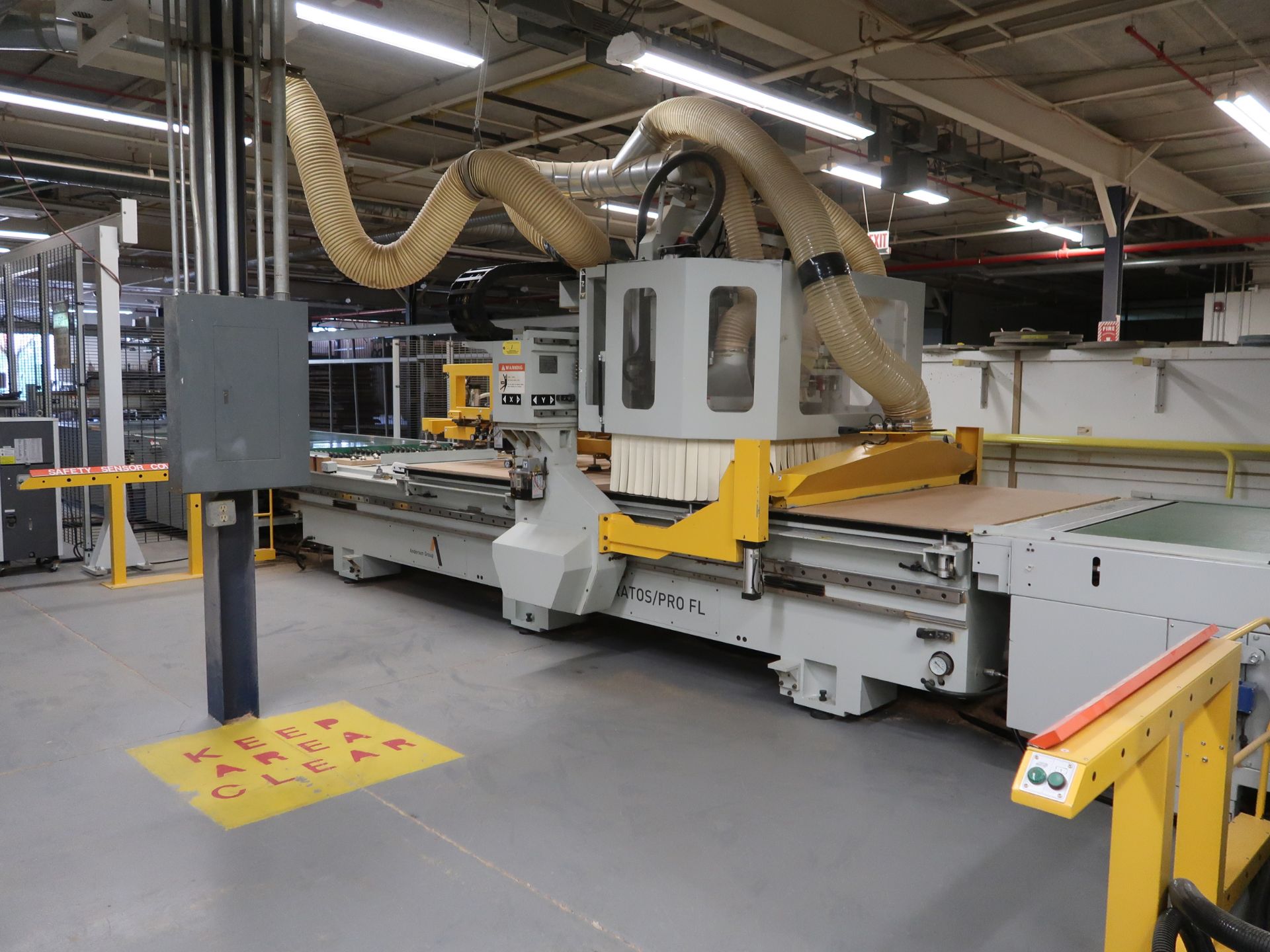 2017 Anderson Technology Bridge Type CNC Router Model Stratos/Pro Fl, S ...