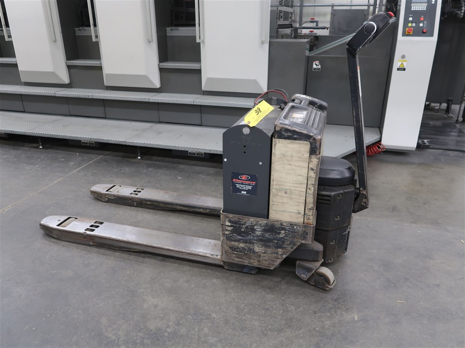 Crown Electric Walk Behind Pallet Truck Model 40GPW-4-14, S/N 7A120964 ...