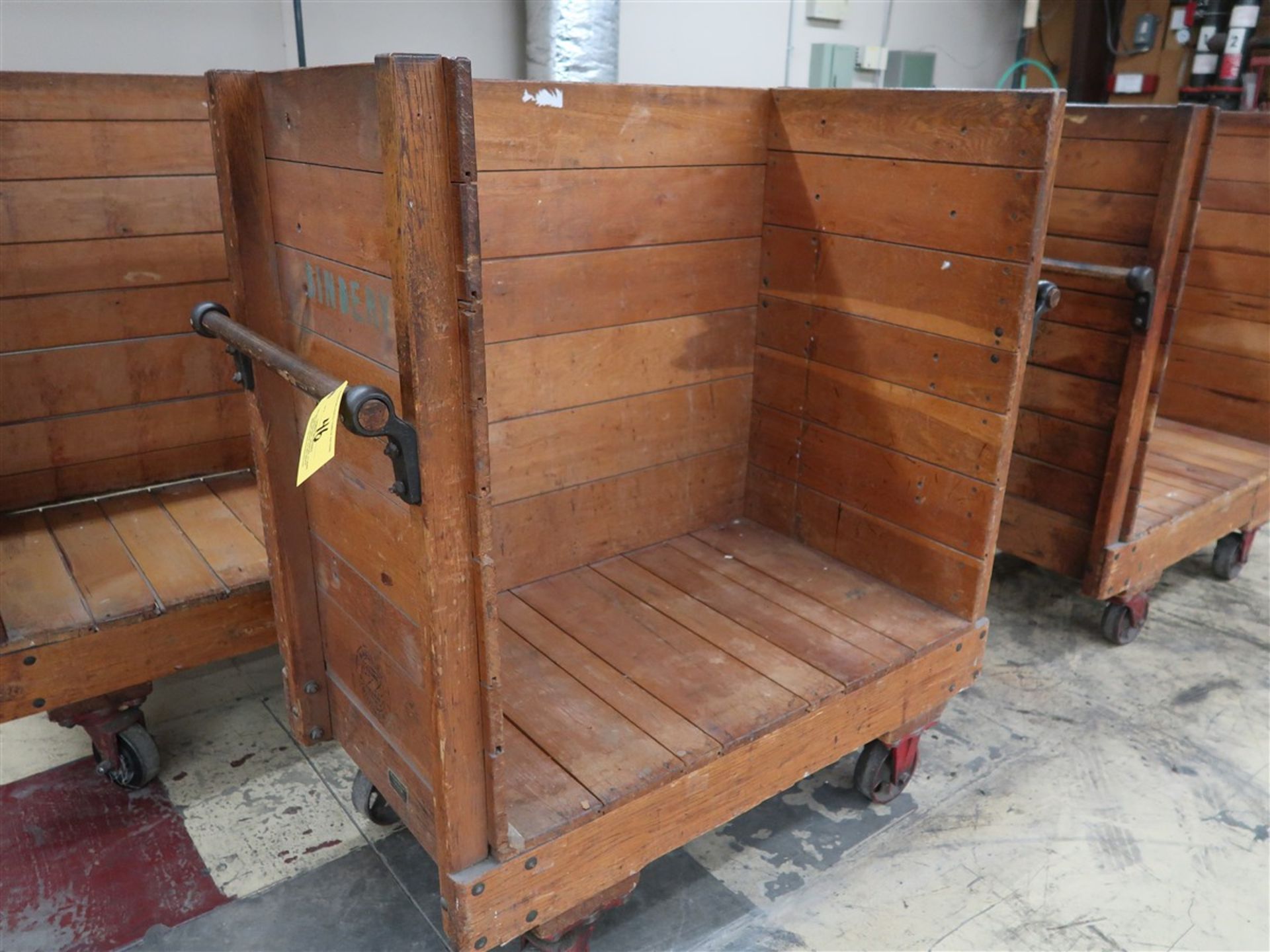(5) Hamilton Heavy Duty Bindery Carts