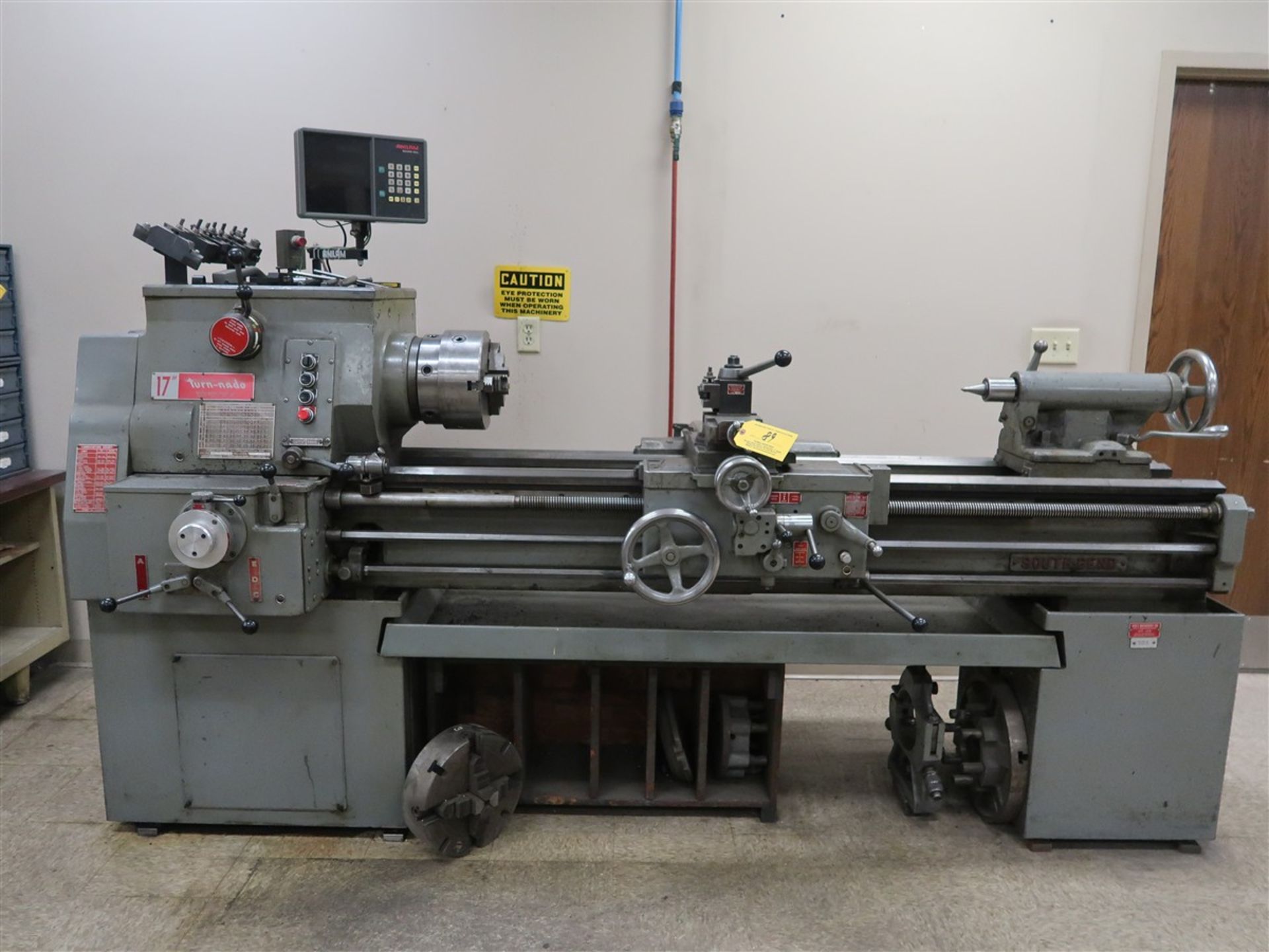 Southbend 17" x 8' Turn-Nado Engine Lathe Model CL-170, S/N 66 GJ 816 w ...