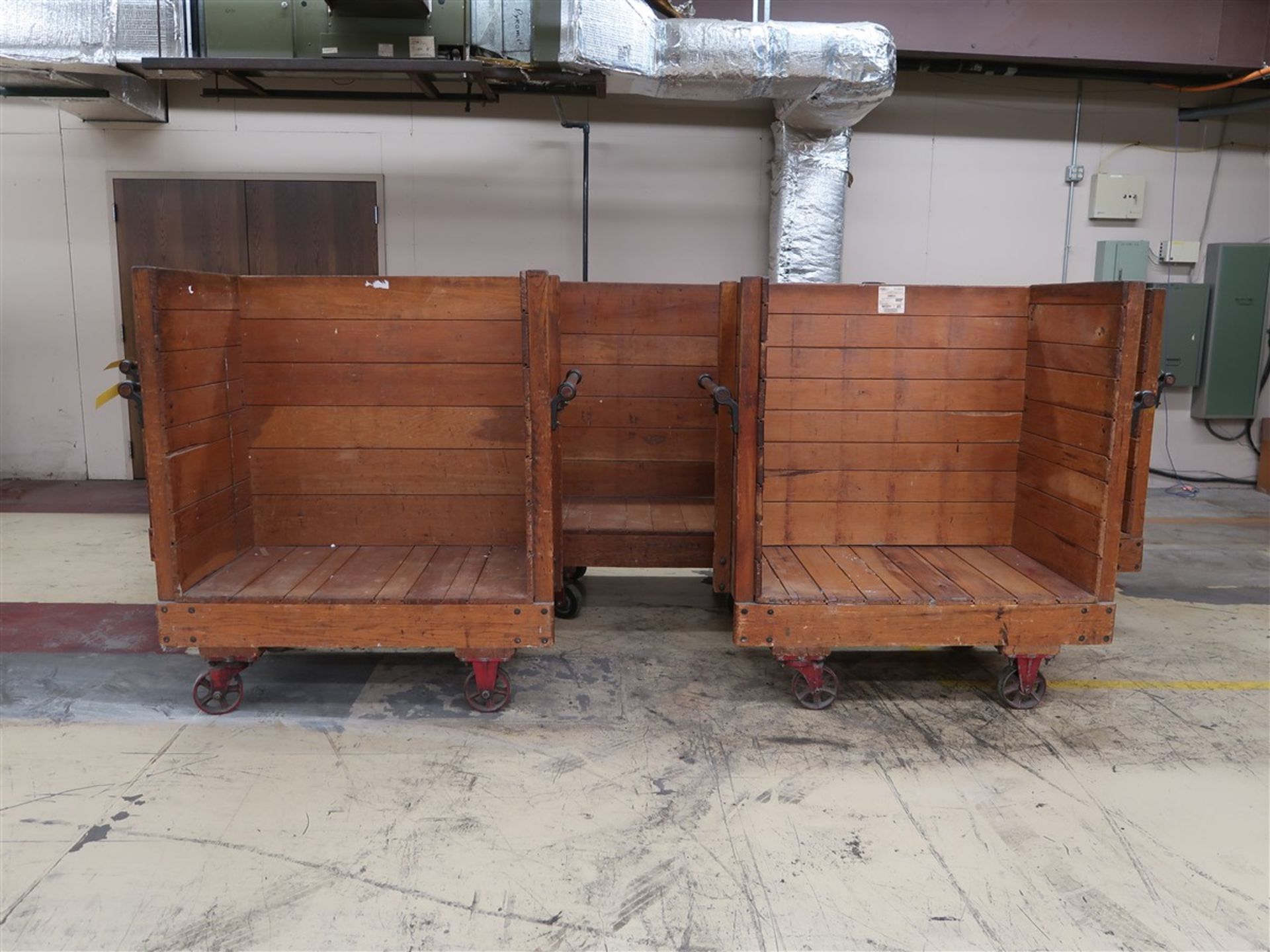 (5) Hamilton Heavy Duty Bindery Carts