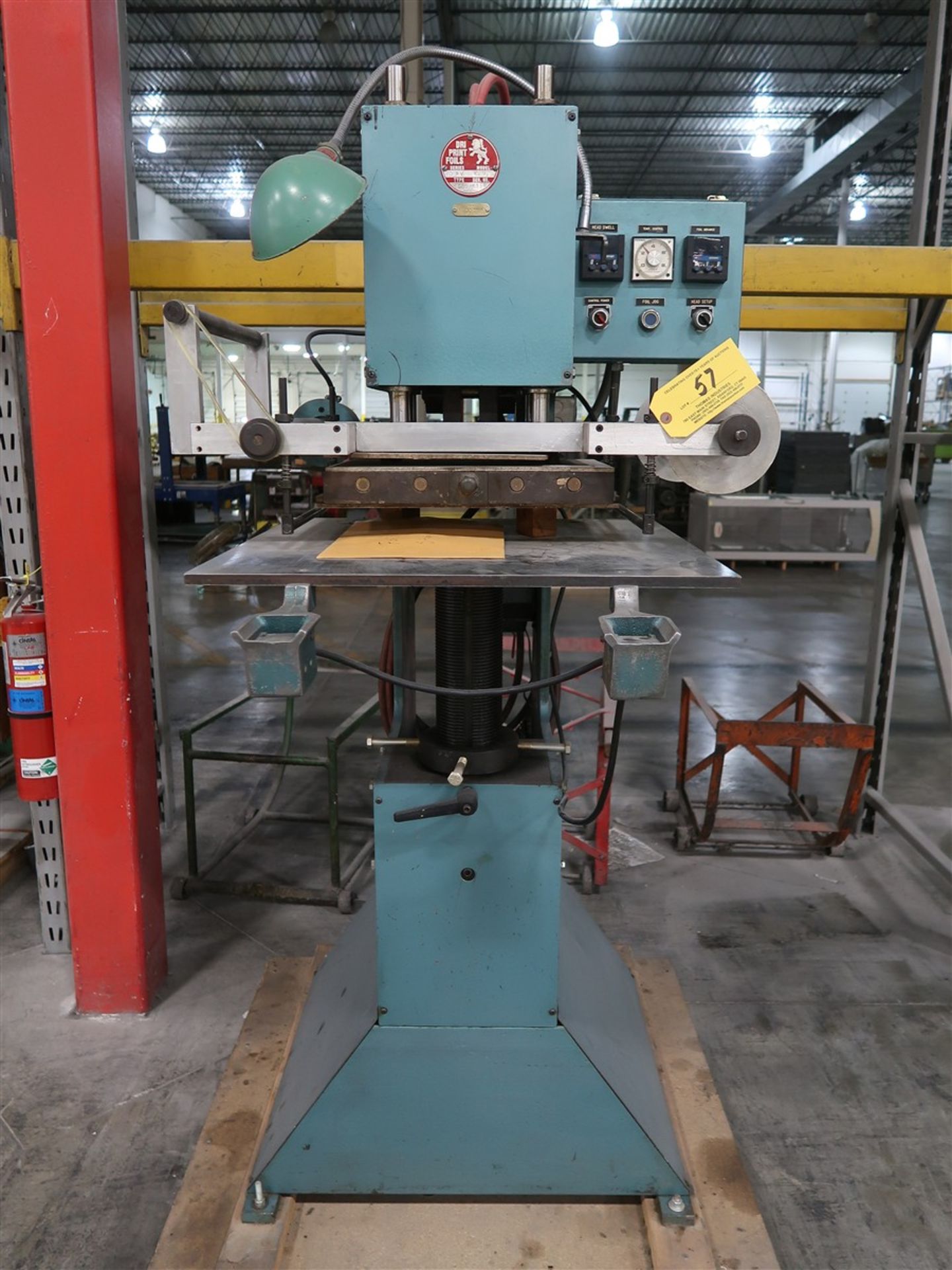 Dri Print Foils Series DPV Foil Stamper Model K.M., S/N 85198