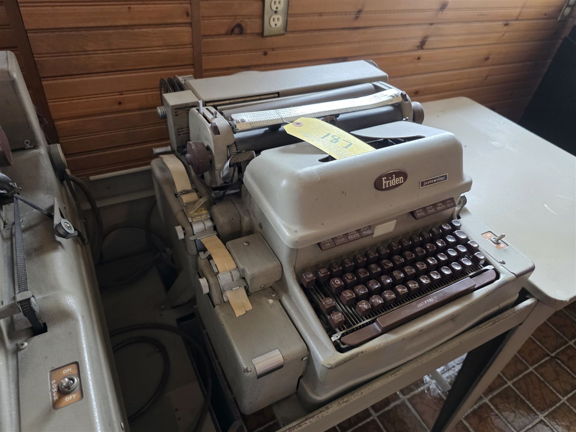 (2) Friden Justowriter (Antique Type)