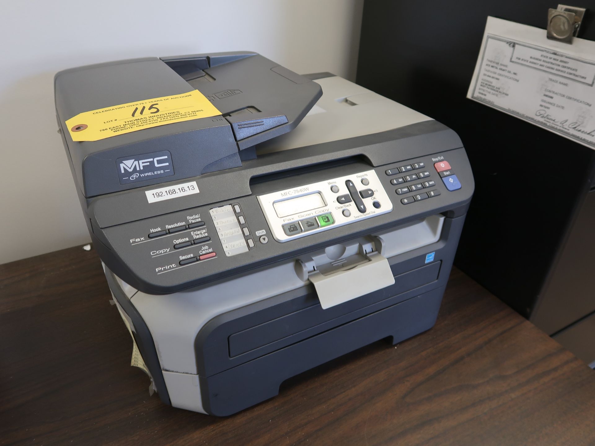 OKI Microline 420 9-Pin Printer w/ Zebra T402 Label Printer and MFC Fax ...