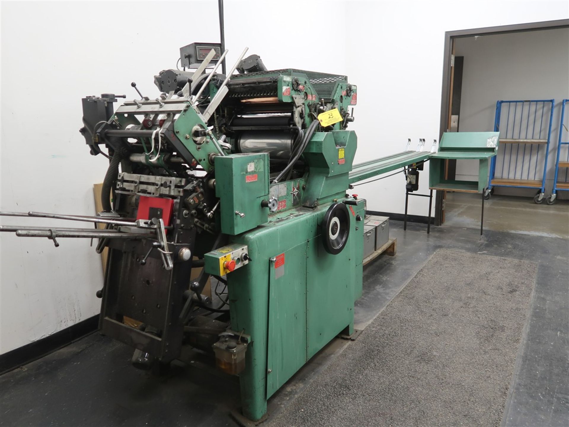 1993 Halm Super Jet Envelope Press Model JP-TWOD-6D, S/N SJ5185 w/ (2 ...