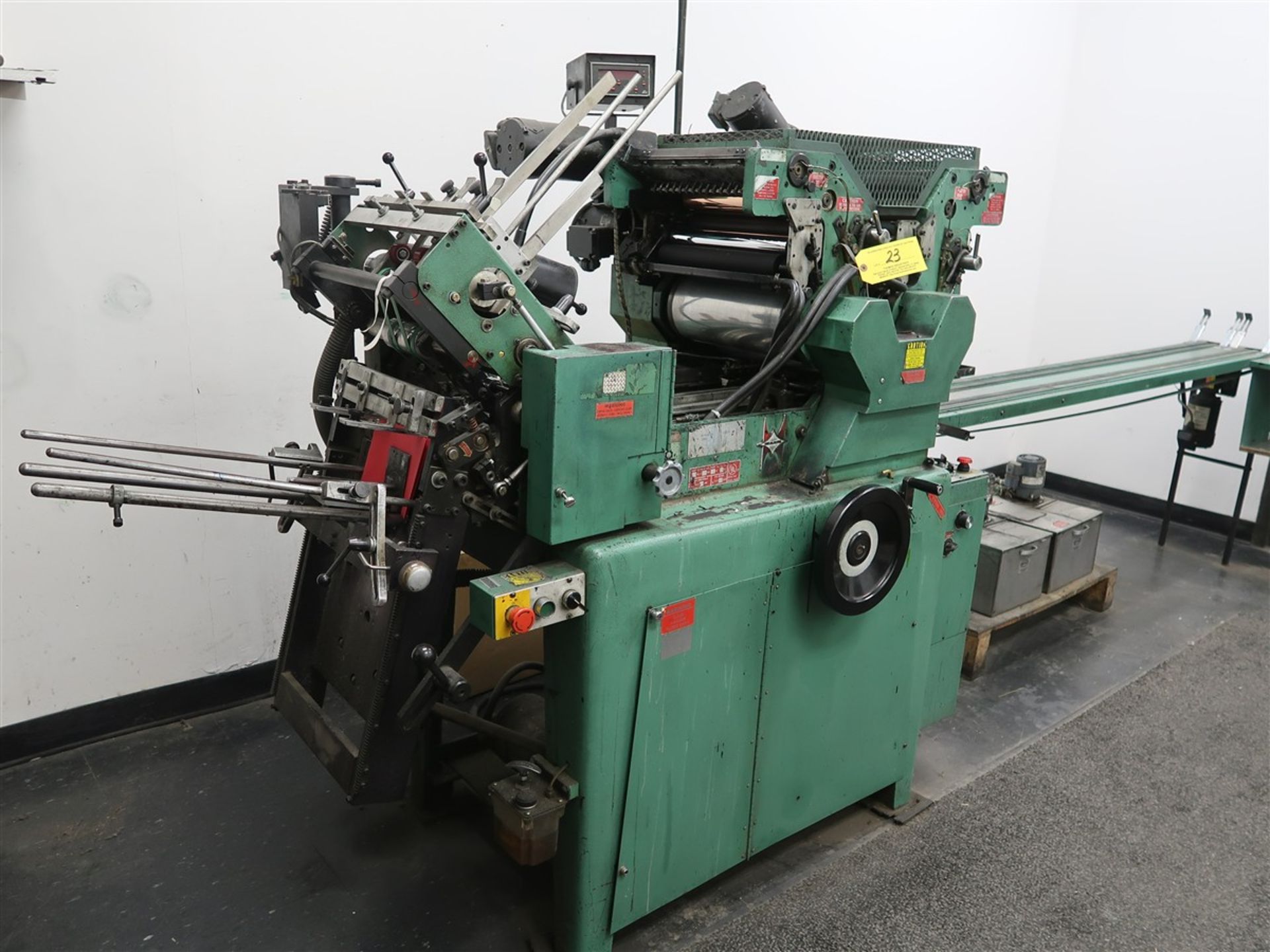 1993 Halm Super Jet Envelope Press Model JP-TWOD-6D, S/N SJ5185 w/ (2 ...