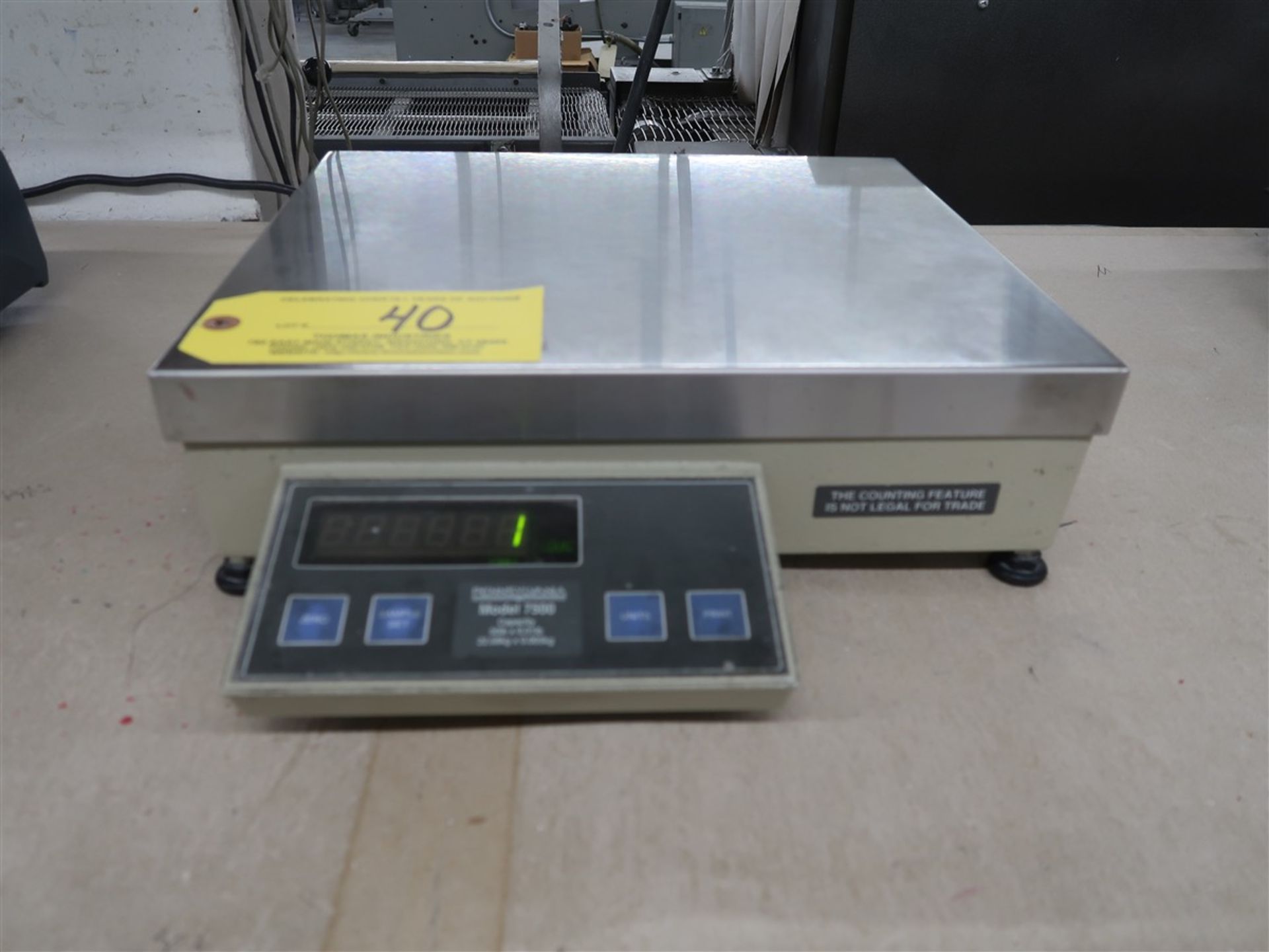 Pennsylvania Model 7500 Digital Scale, 50 Lb x 0.01 Lb Capacity