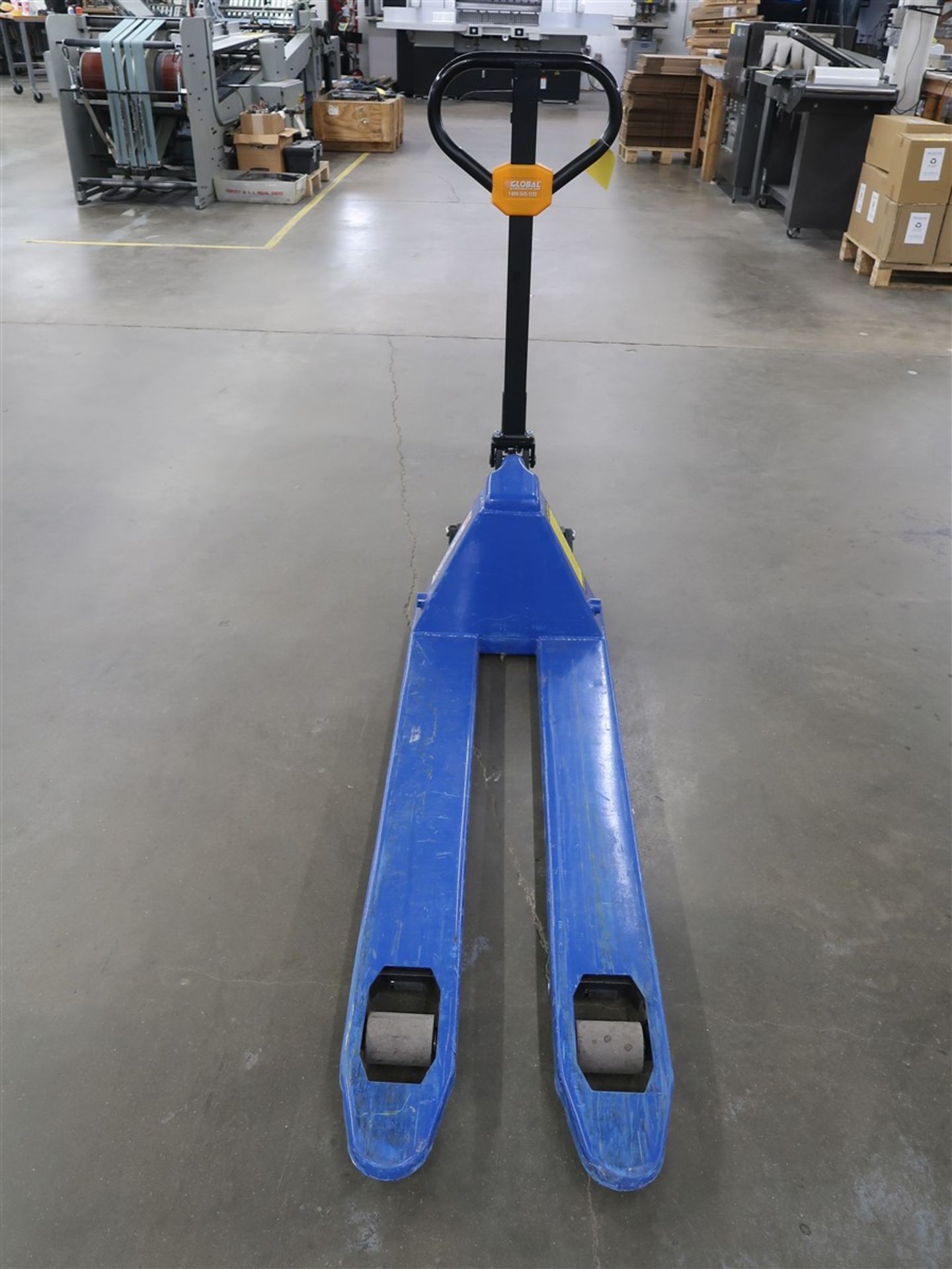 2021 Global Industrial Hydraulic Pallet Jack 5,500 Lb Capacity, 18" x ...